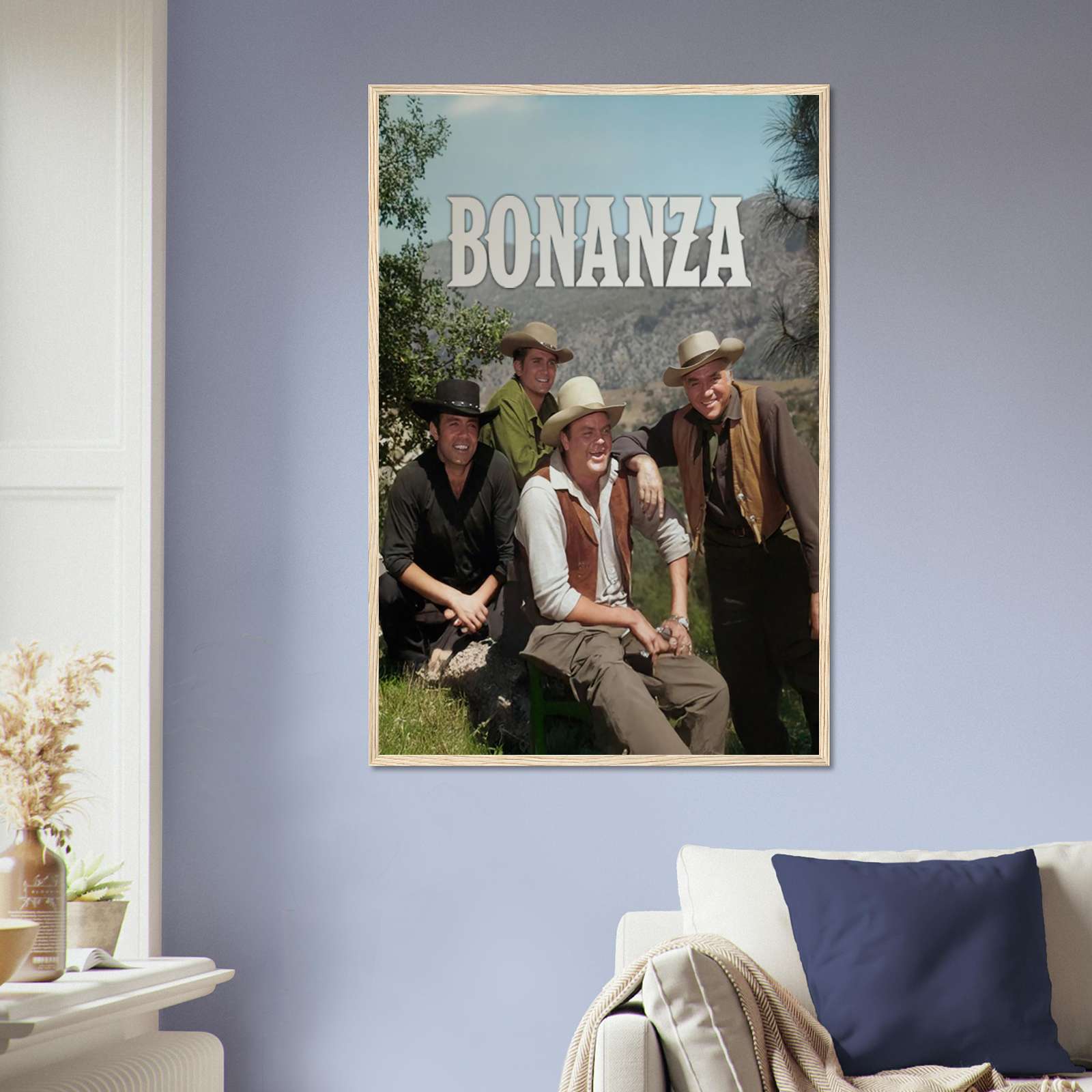 Bonanza Tv Series, Tv Show Poster, Full-Size Poster, Ready to Hang ...