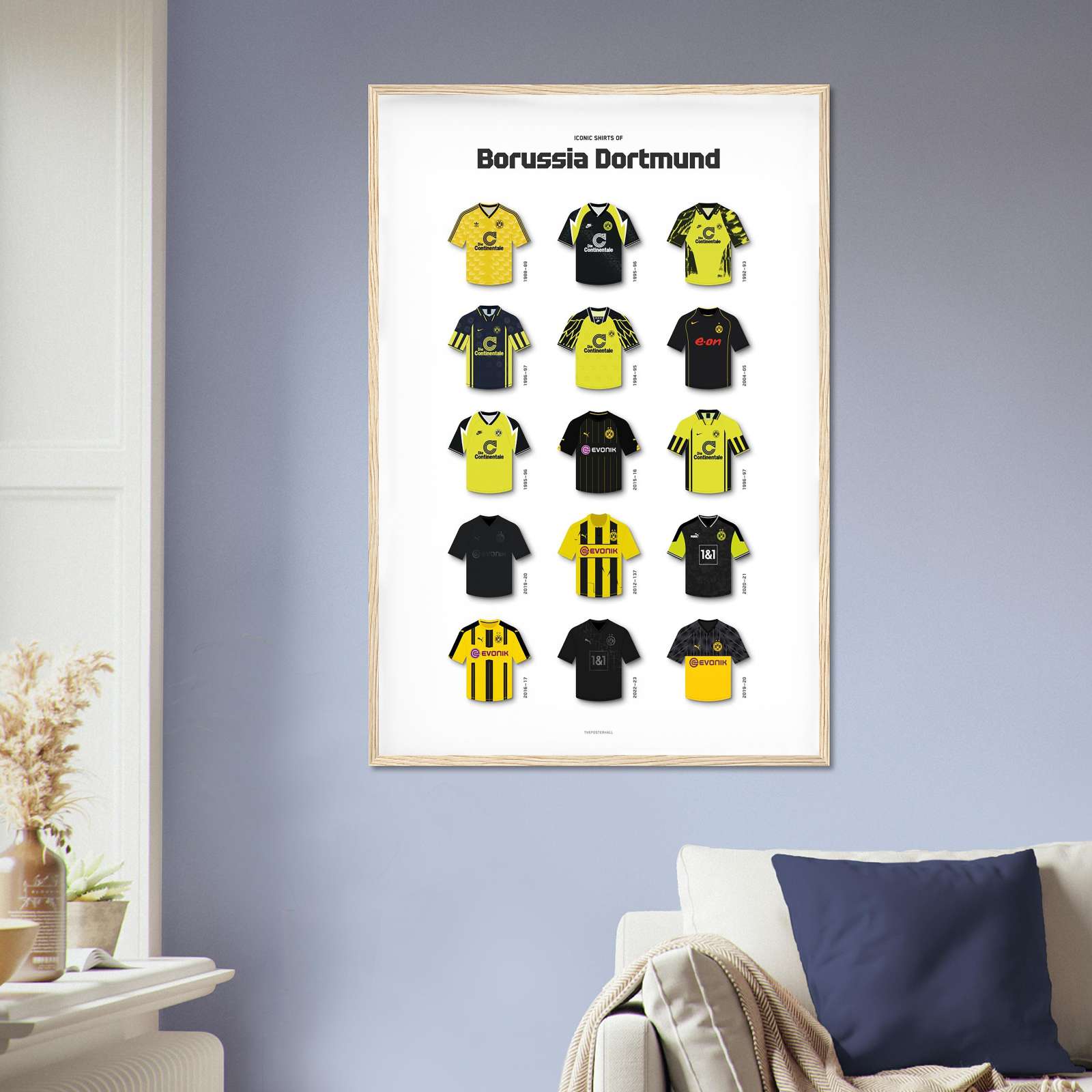 Borussia Dortmund Poster, Football Poster, Full-Size Poster, Ready to ...