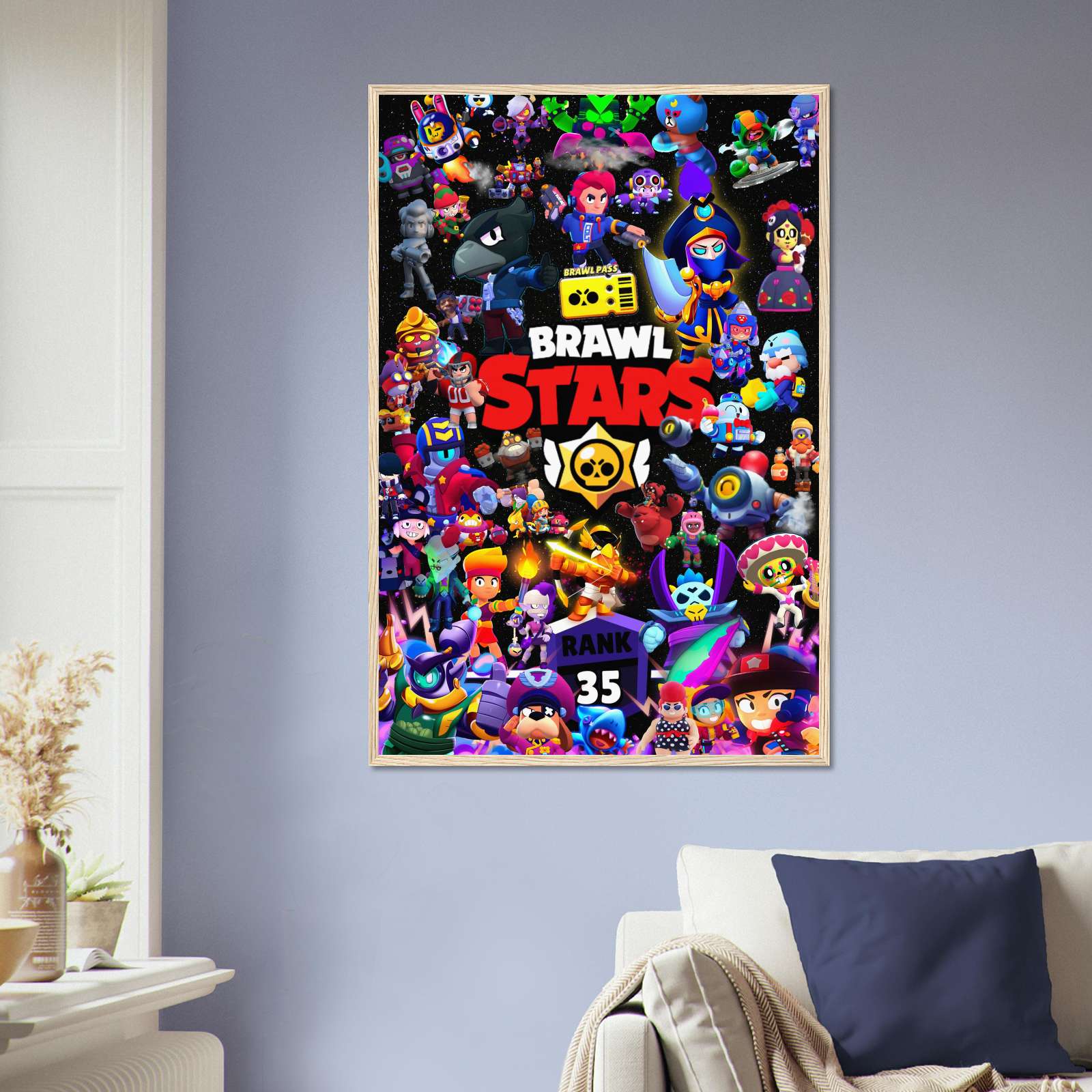 Brawl Stars Poster Stunning Wall Art For Fans Of The Popular Mobile ...