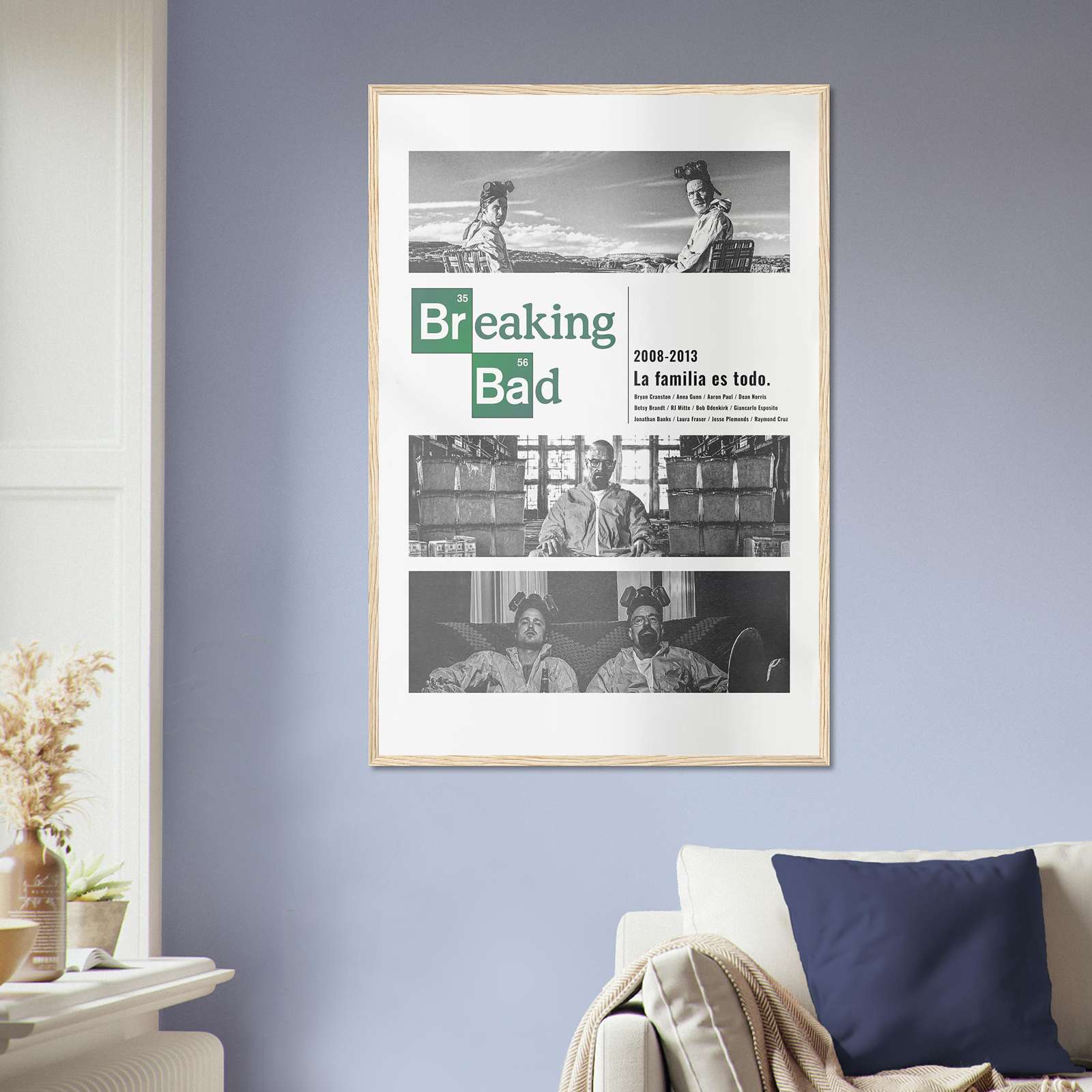 Breaking Bad Poster, Crime Drama Wall Art, Full-Size Poster, Ready to ...