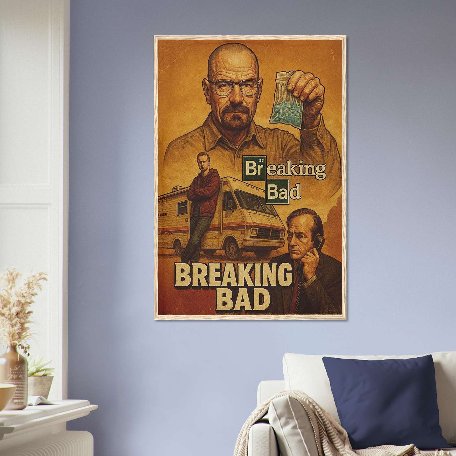 Breaking Bad Tv Series Poster, Breaking Bad Tv Show Poster, Film Poster ...