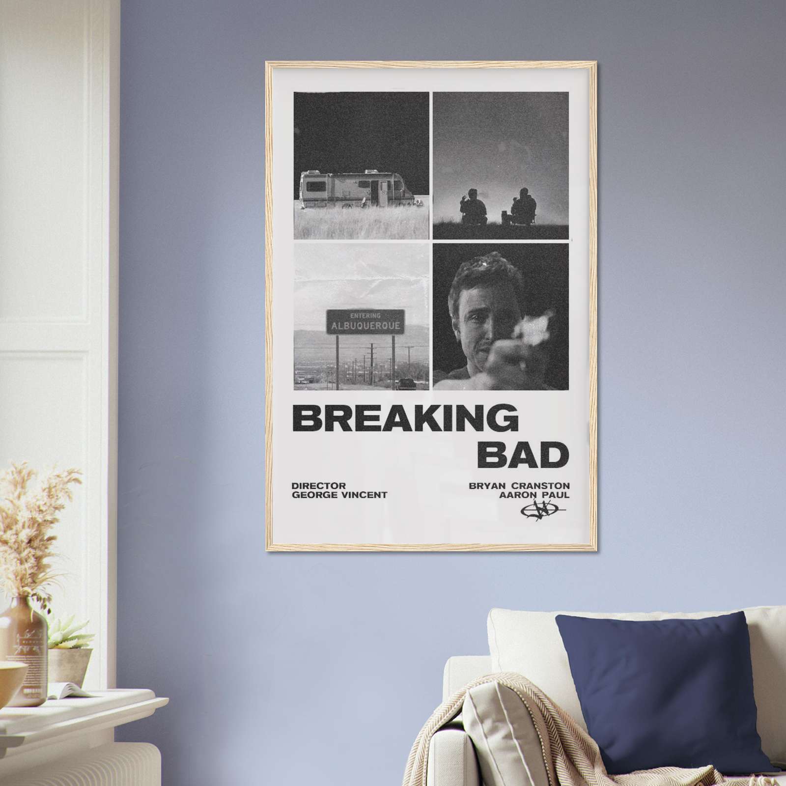 Breaking Bad Tv Series Poster, Vintage Movie Poster, Movie Poster, Full ...