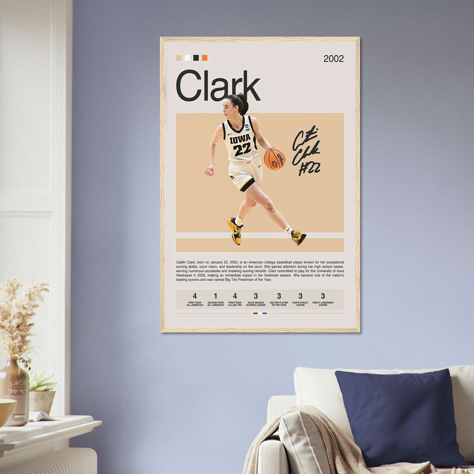 Caitlin Clark Poster, Sports Poster, Basketball Poster, Full-Size ...