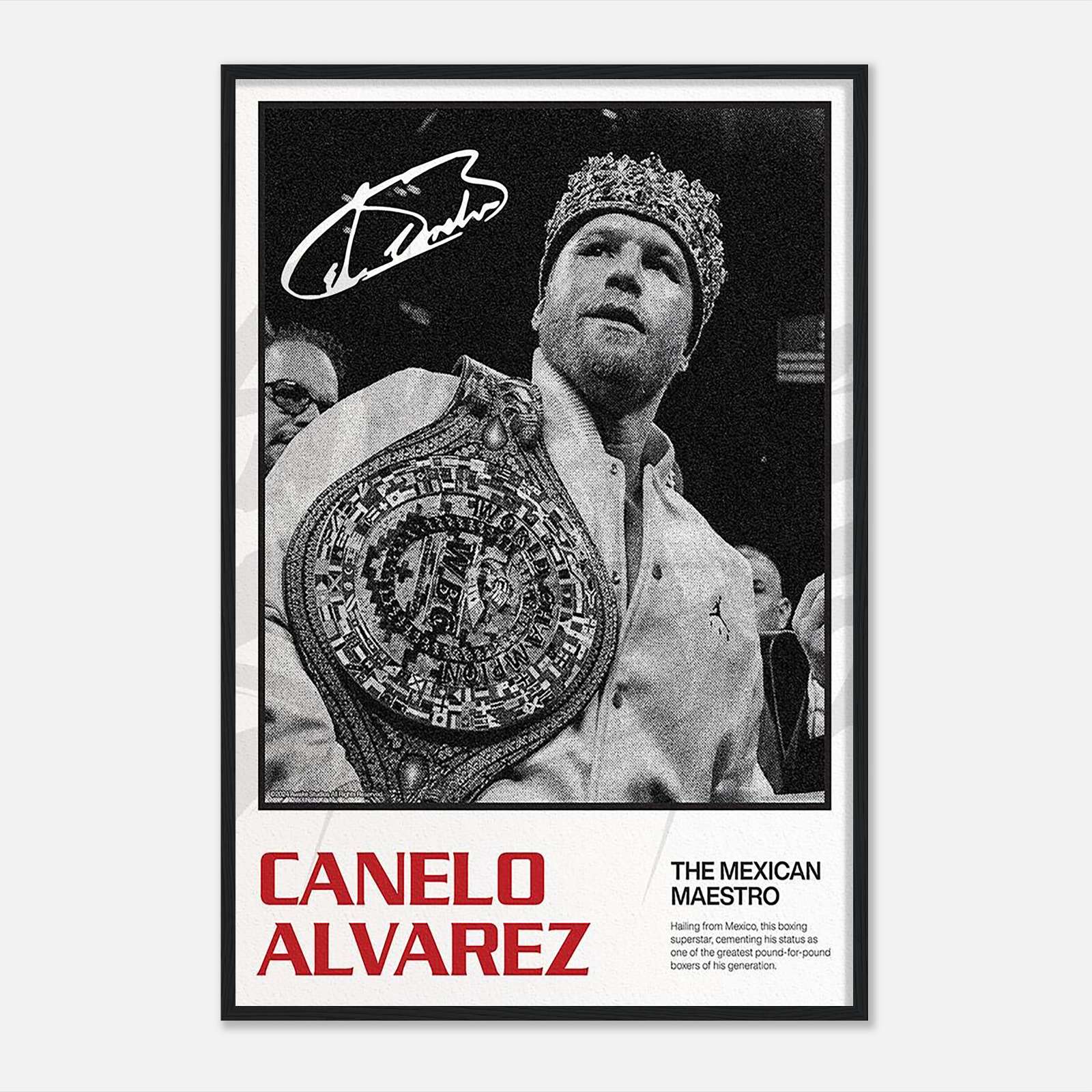 Canelo Alvarez Poster, Boxing Poster, Full-Size Poster, Ready to Hang ...