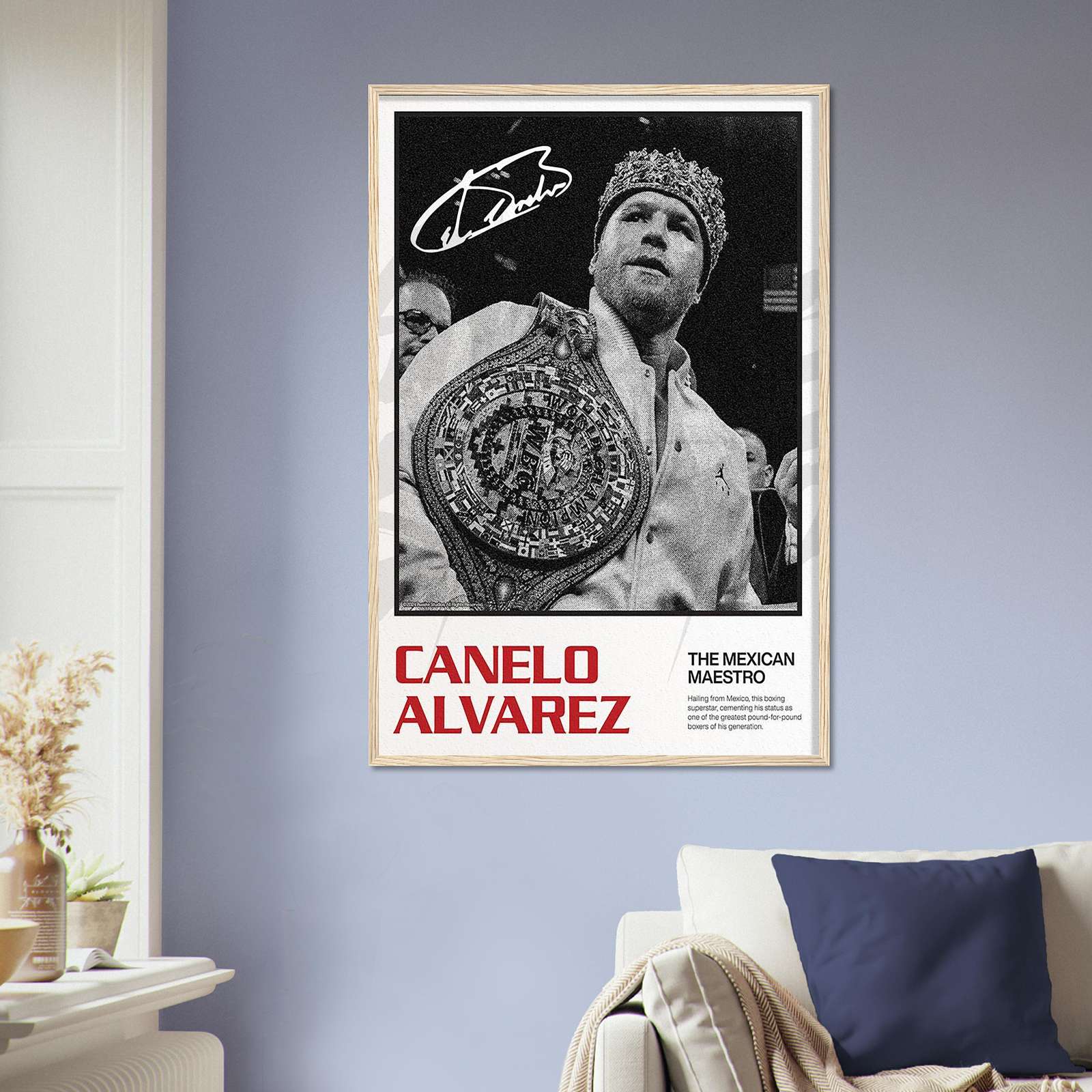 Canelo Alvarez Poster, Boxing Poster, Full-Size Poster, Ready to Hang ...