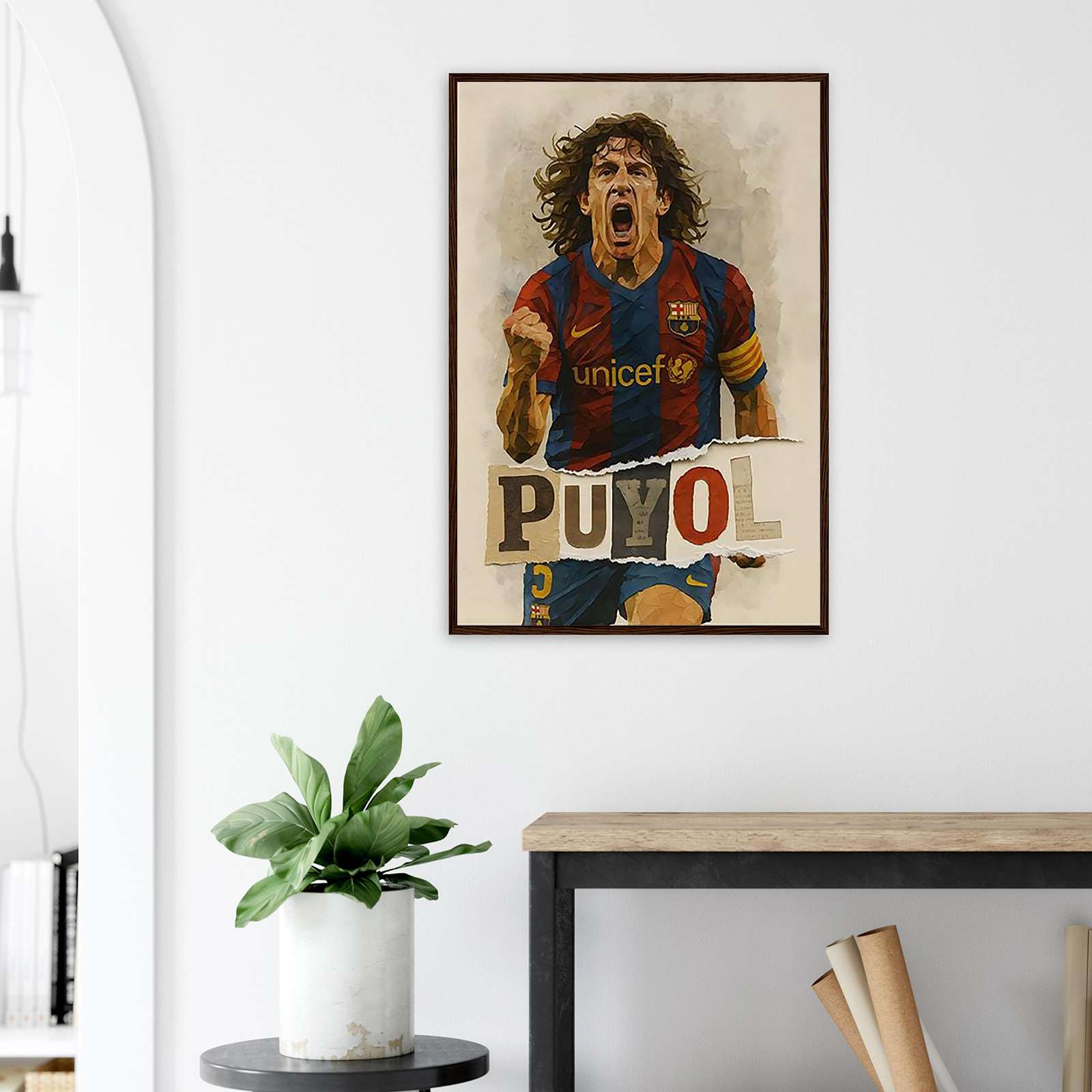 Carles Puyol Poster, Football Player Poster, Football Poster, Sports ...