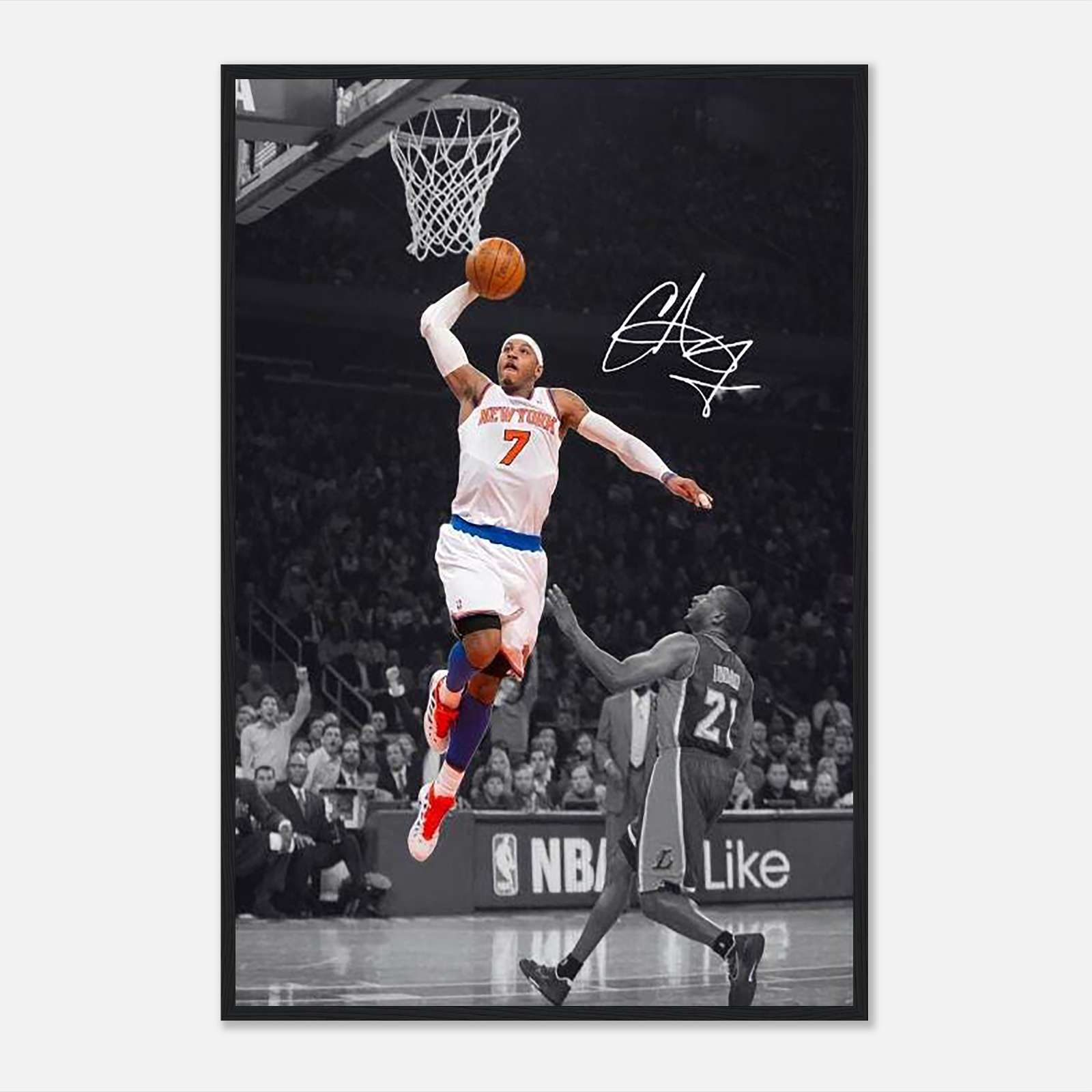 Carmelo Anthony Poster, Basketball Poster, Basketball Player Poster ...