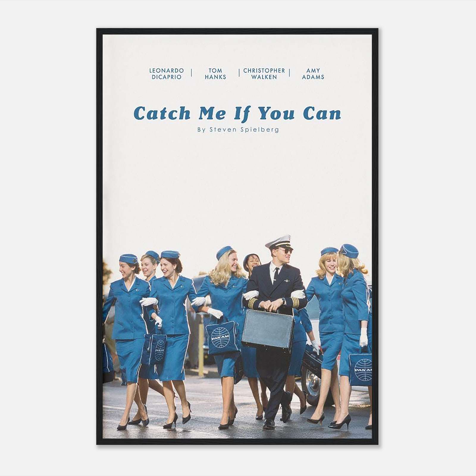 Catch Me If You Can Movie Poster, Retro Vintage Poster, Tom Hanks ...