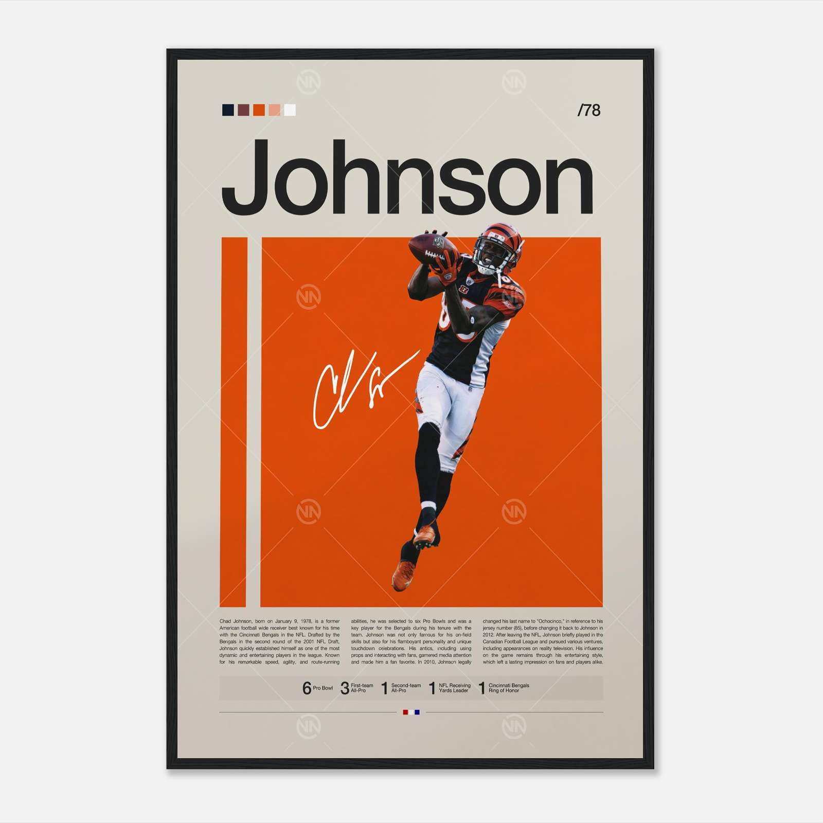 Chad Johnson Poster, Football Poster, Sports Poster, Full-Size Poster ...