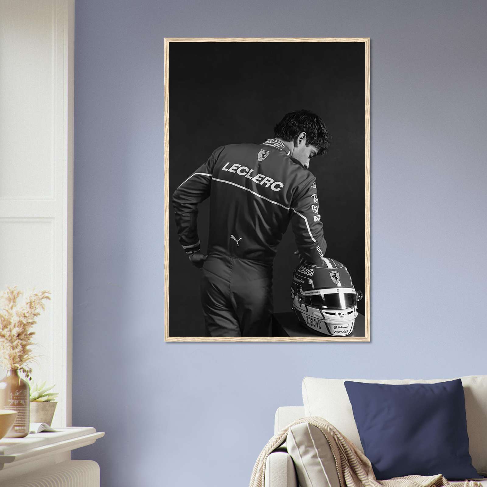 Charles Leclerc Poster, Charles Leclerc Wall Art, Formula 1 Poster ...