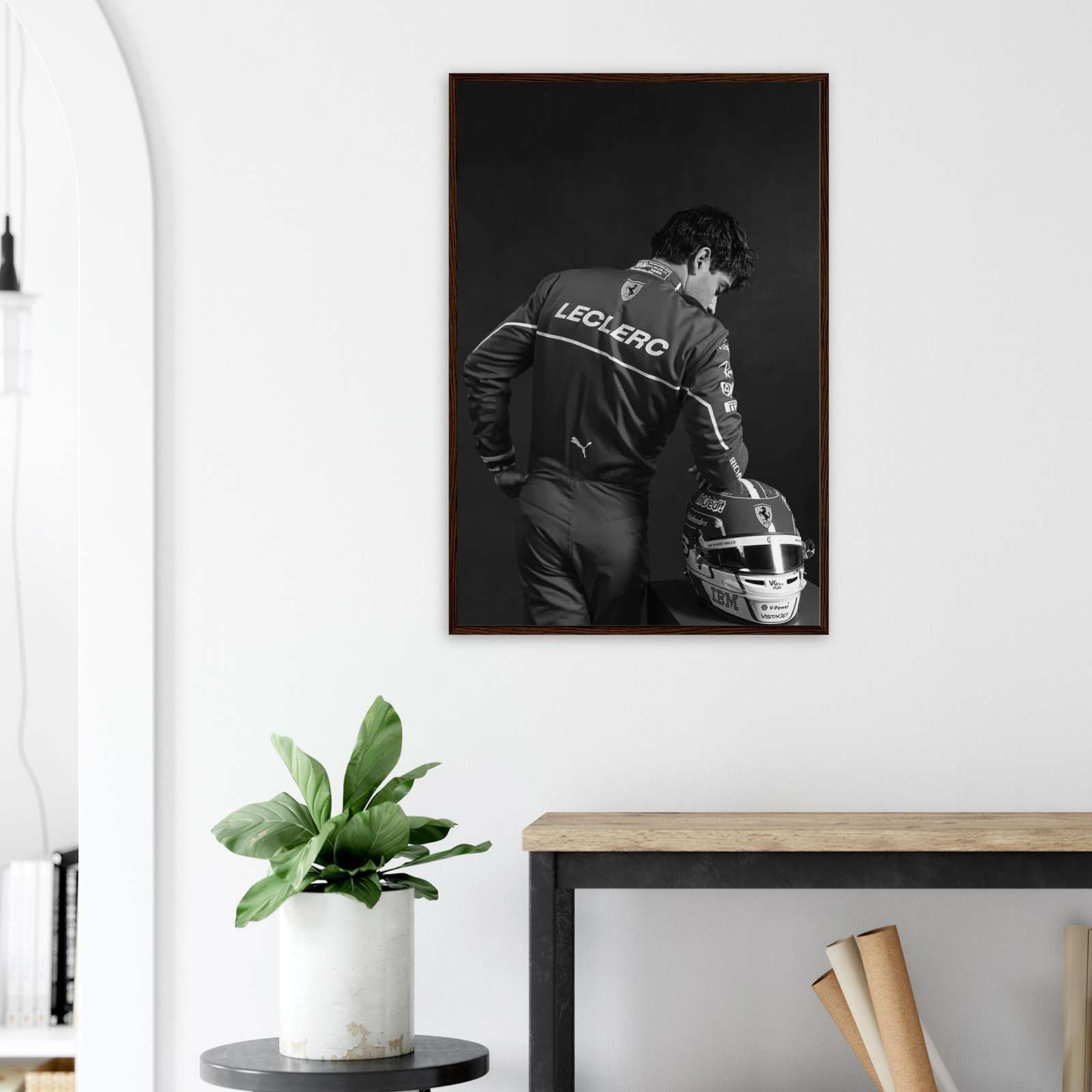 Charles Leclerc Poster, Charles Leclerc Wall Art, Formula 1 Poster ...