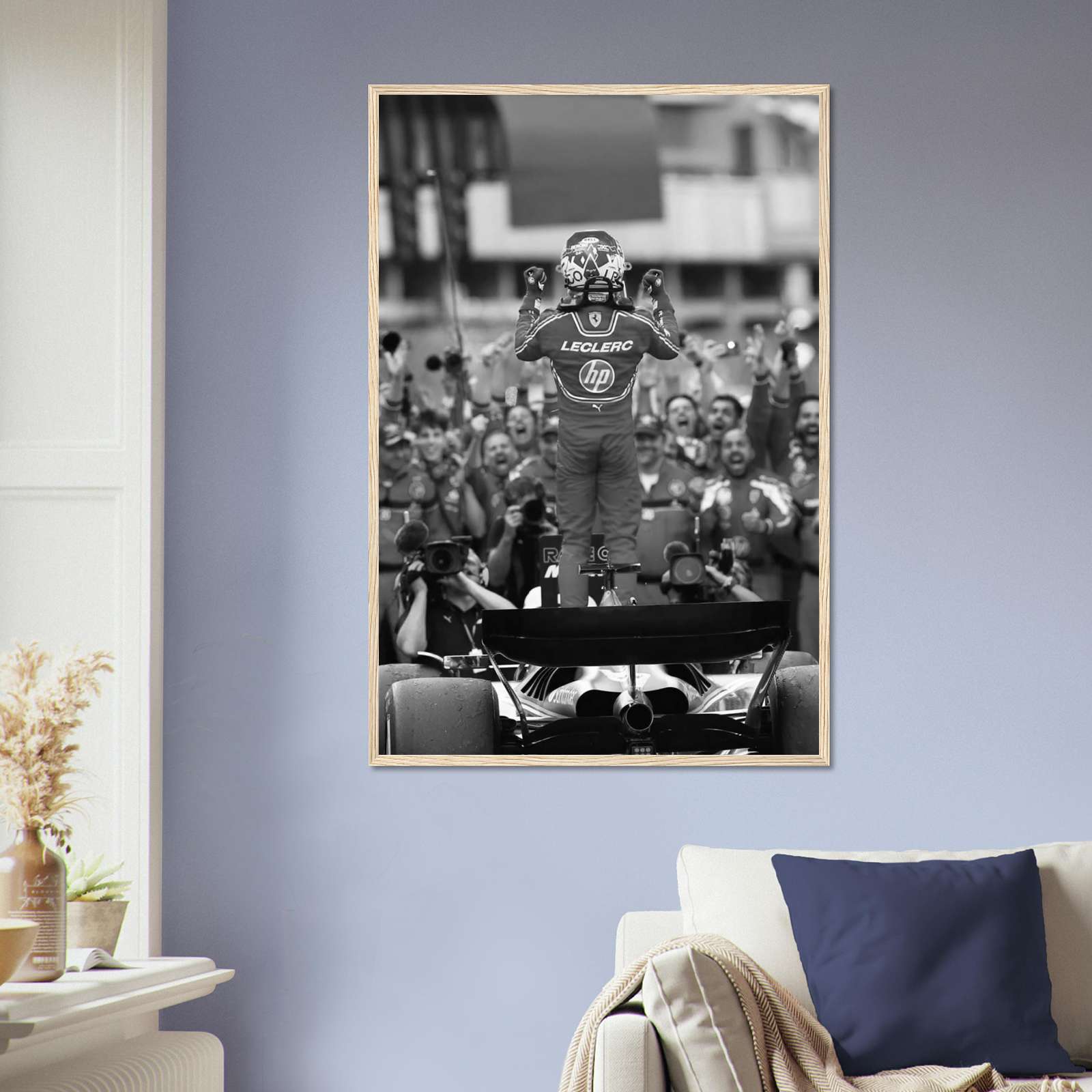 Charles Leclerc Poster, Formula 1 Poster, Vintage F1 Poster, Full-Size ...