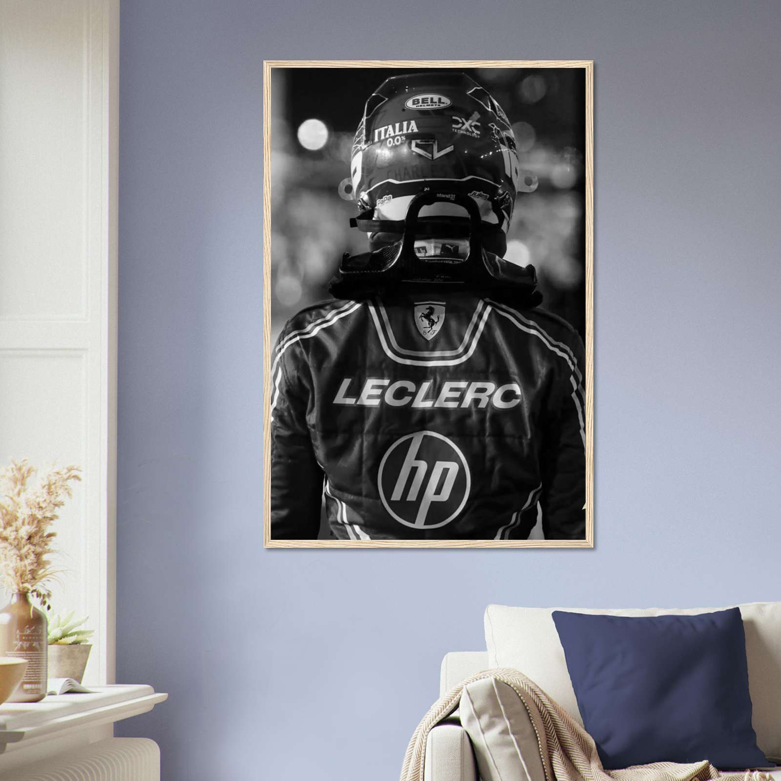 Charles Leclerc Poster, Sports Poster, Formula 1 Poster, Vintage F1 ...