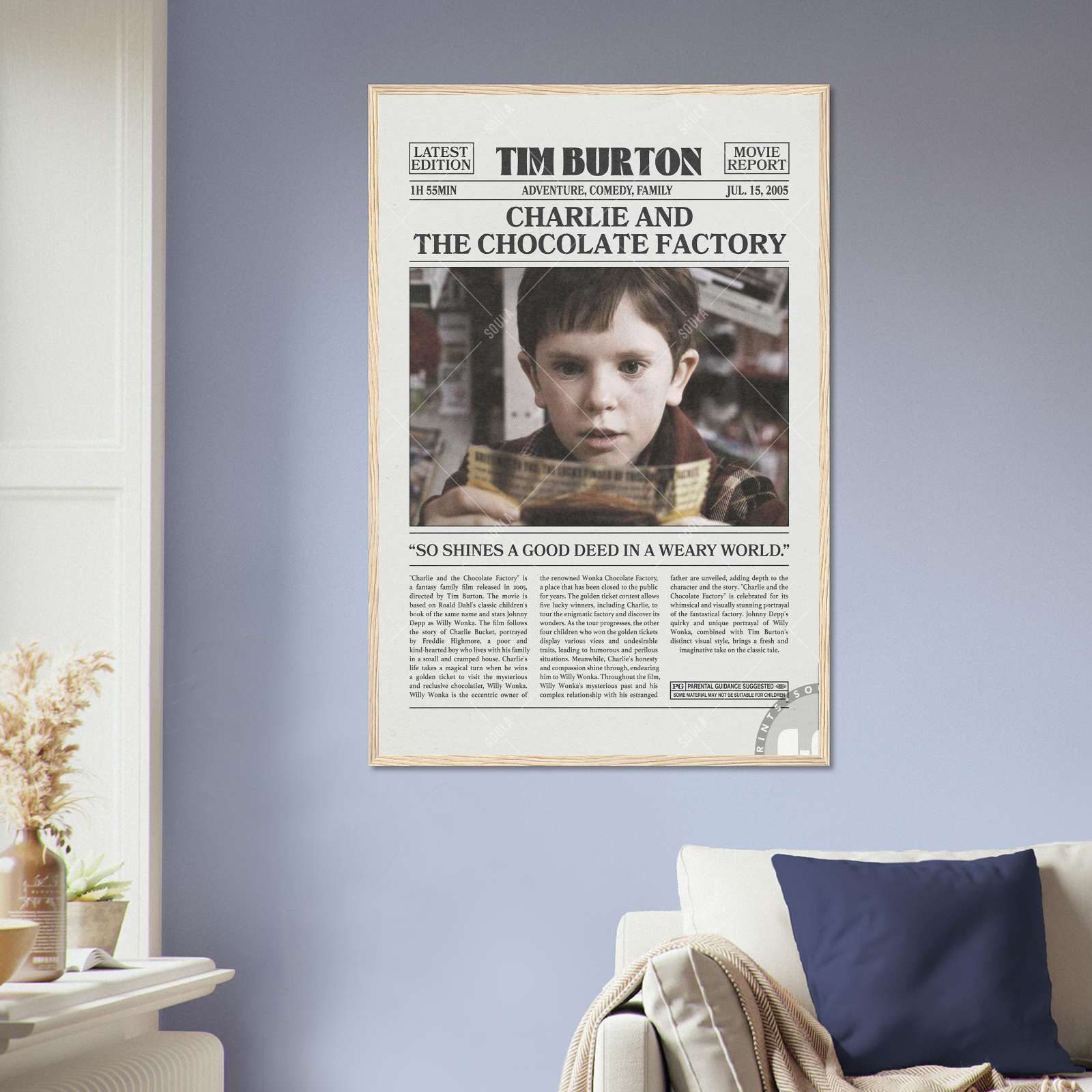 Charlie And The Chocolate Factory Movie Poster, Charlie And The ...