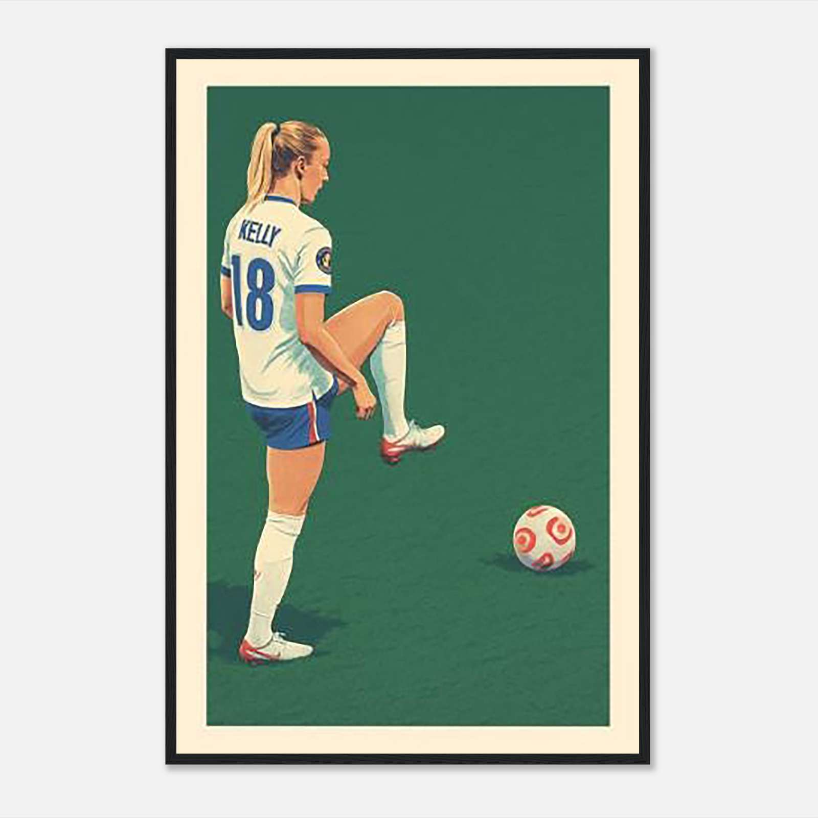 Chloe Kelly Poster, Chloe Kelly Winning Penalty Poster, Sports Poster ...