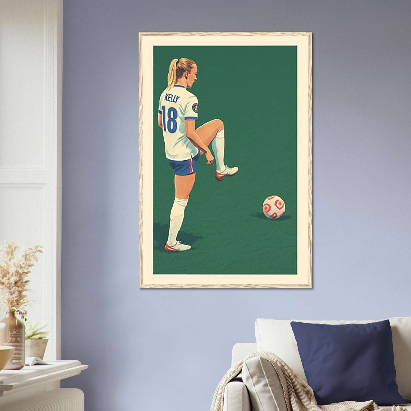 Chloe Kelly Poster, Chloe Kelly Winning Penalty Poster, Sports Poster ...