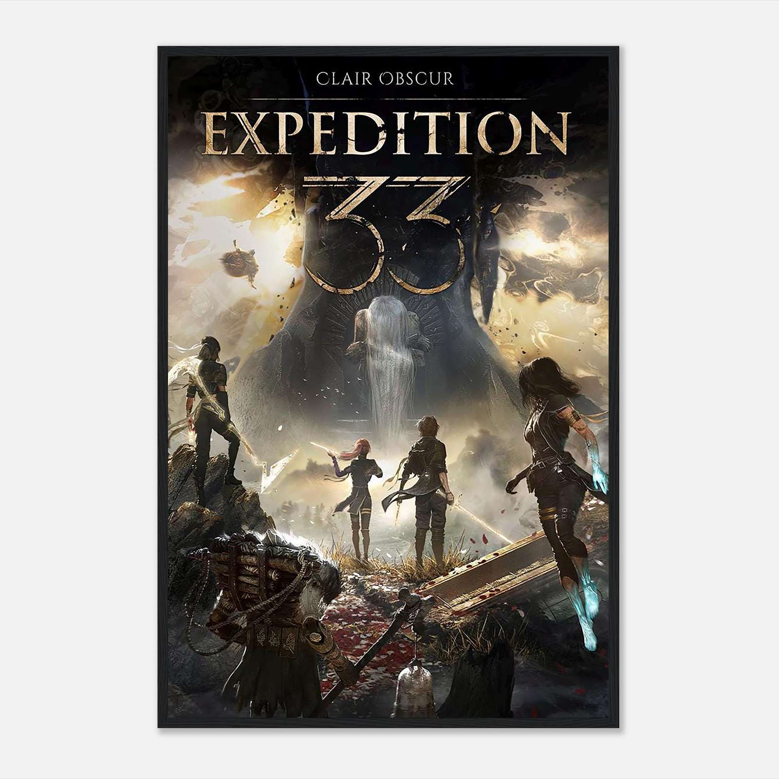 Clair Obscur Expedition 33 Poster, Rpg Gaming Poster, Video Game Poster ...