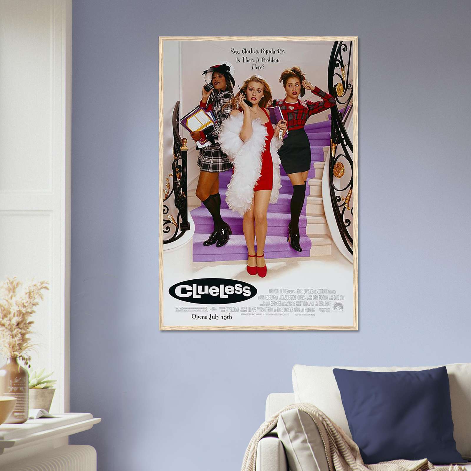 Clueless Movie Poster, Vintage Movie Poster, Full-Size Poster, Ready to ...