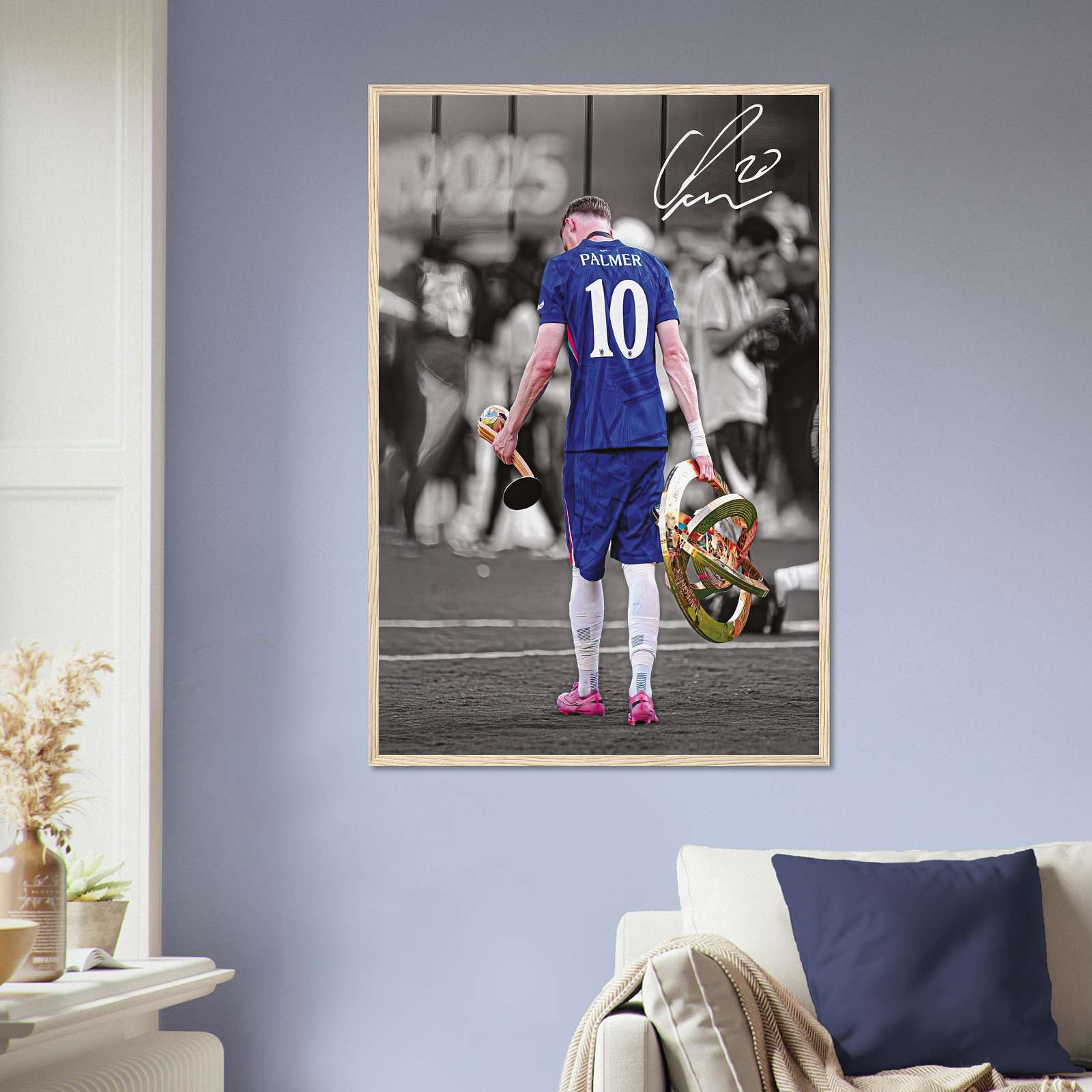Cole Palmer Poster, Football Poster, Football Player Poster, Full-Size ...