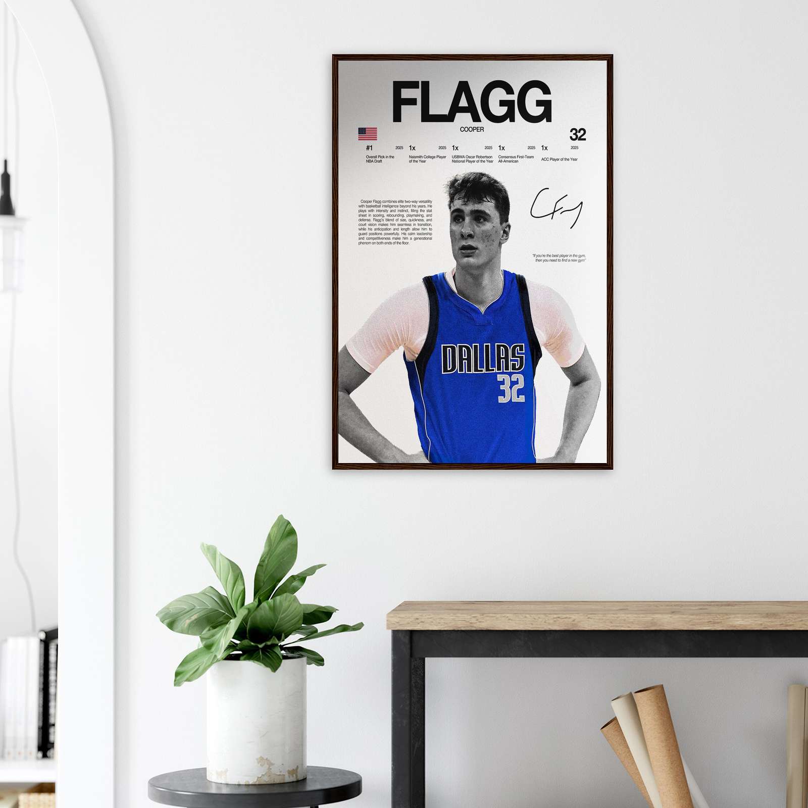 Cooper Flagg Poster, Basketball Poster, Sports Poster, Full-Size Poster ...