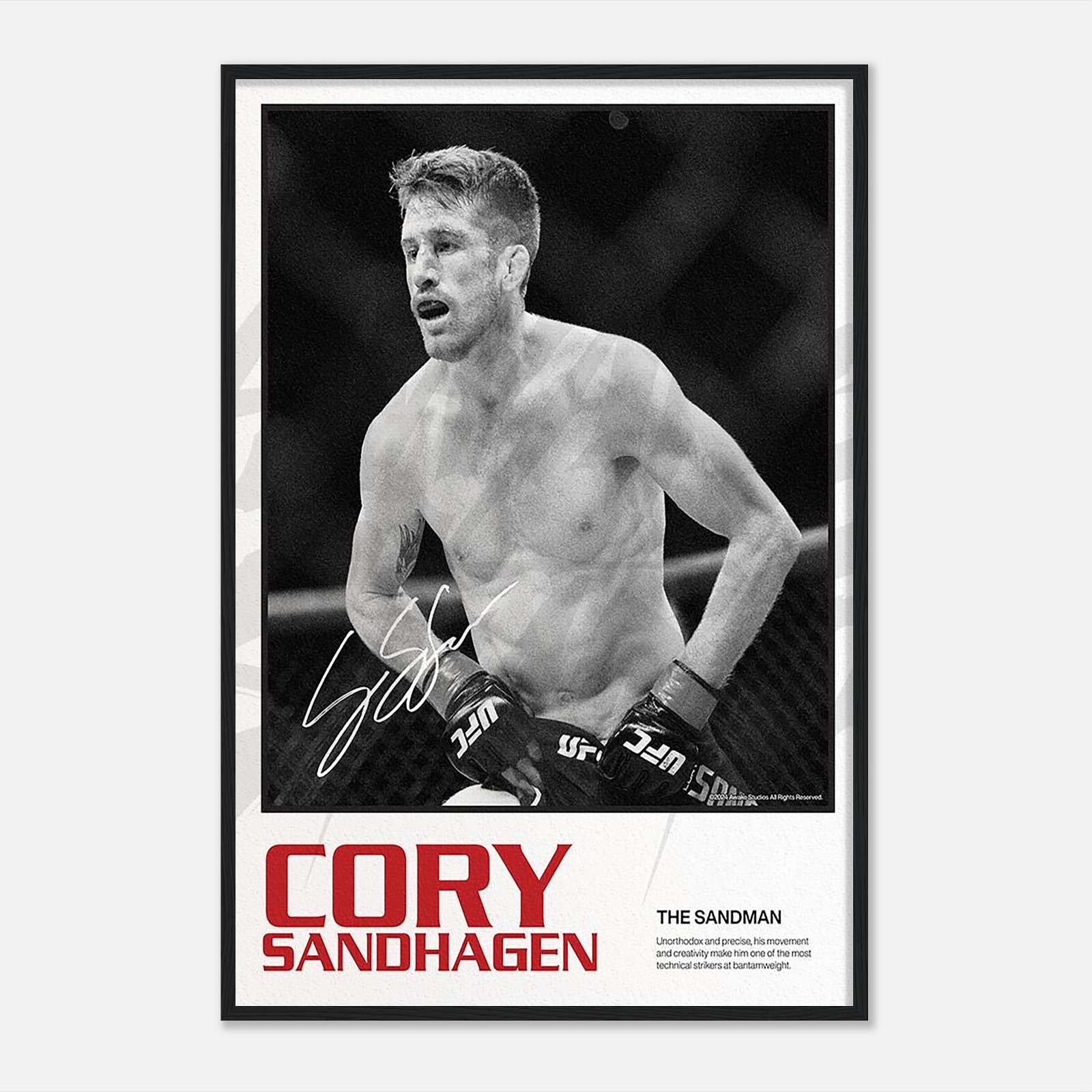 Cory Sandhagen Poster, Mma Poster, Sports Poster, Full-Size Poster ...