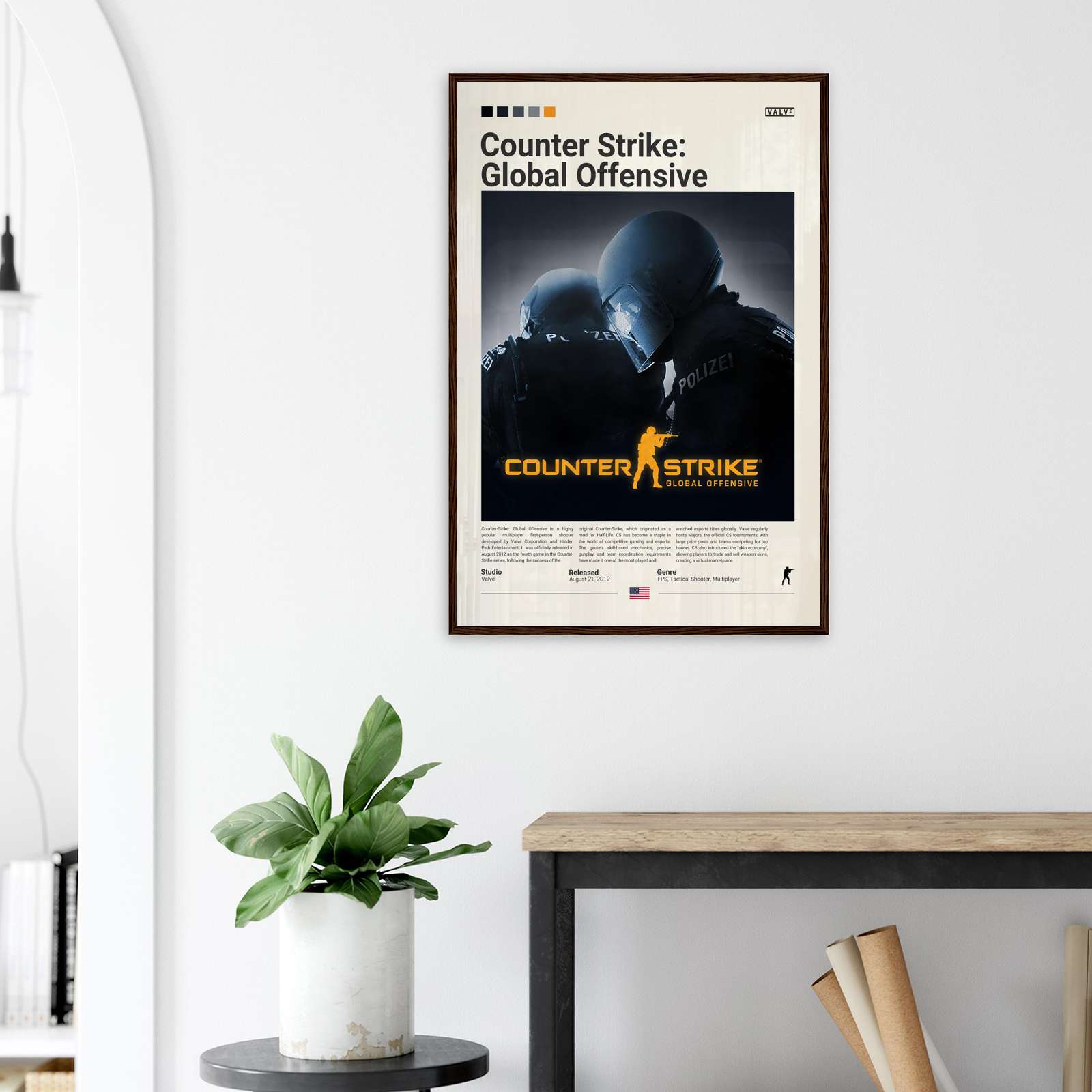 Counter Strike Poster, Gaming Room Poster, Game Poster, Full-Size ...