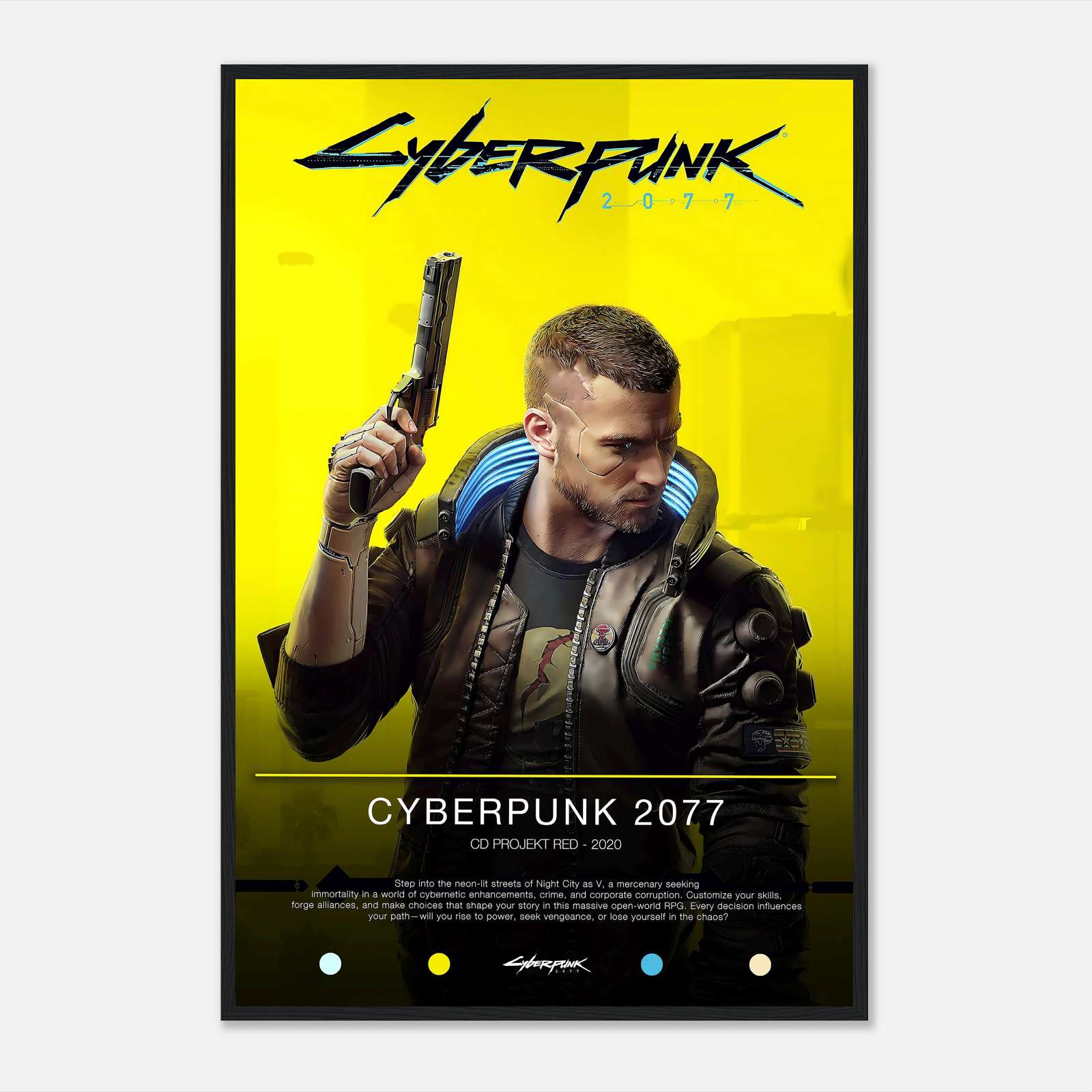 Cyberpunk 2077 Poster, Gaming Poster, Full-Size Poster, Ready to Hang ...