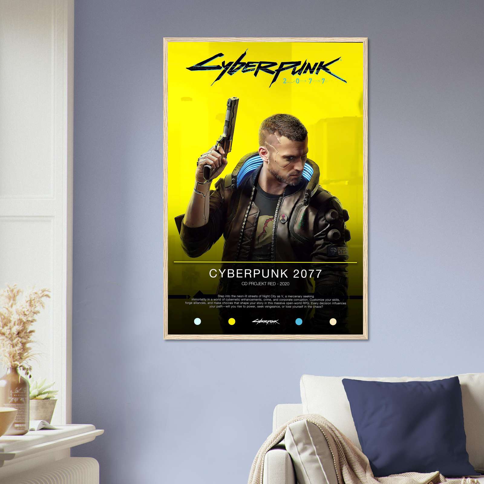 Cyberpunk 2077 Poster, Gaming Poster, Full-Size Poster, Ready to Hang ...