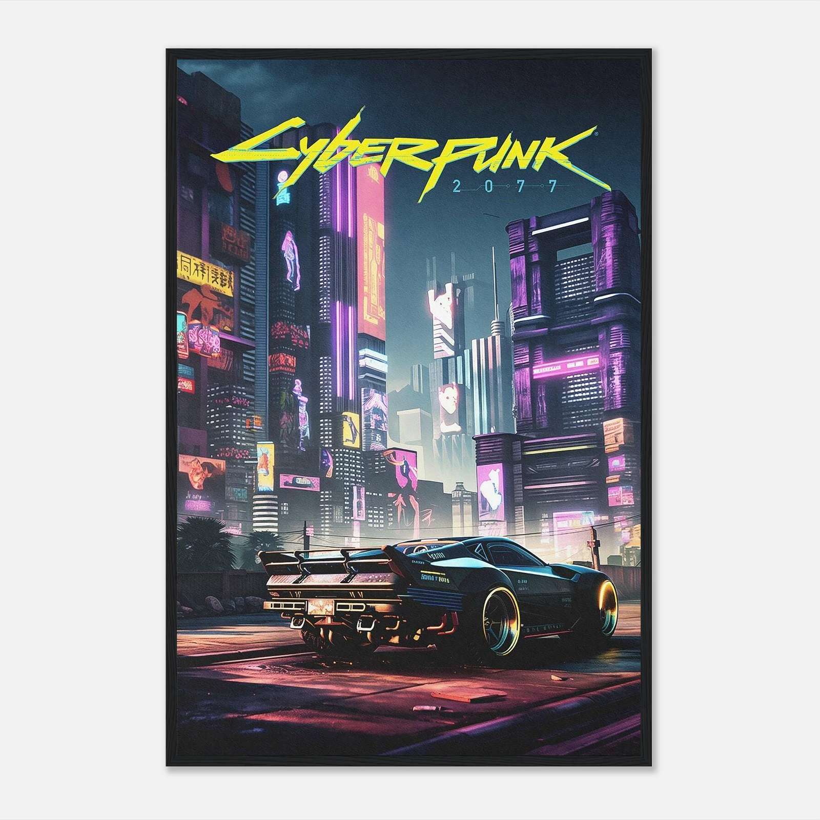 Cyberpunk 2077 Poster, Gaming Posters, Video Game Poster, Full-Size ...