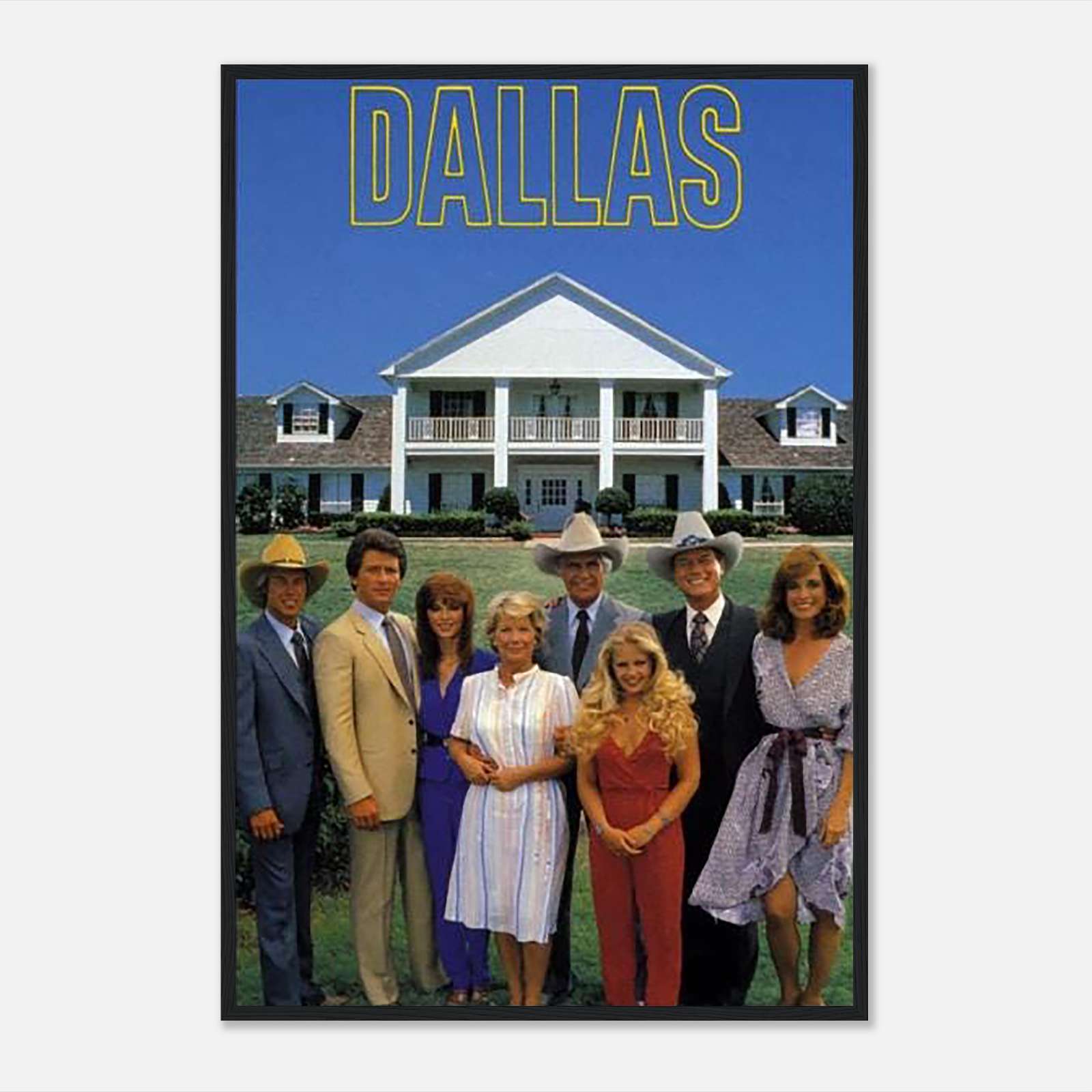 Dallas Tv Series Poster, Dallas Tv Show Poster, Full-Size Poster, Ready ...