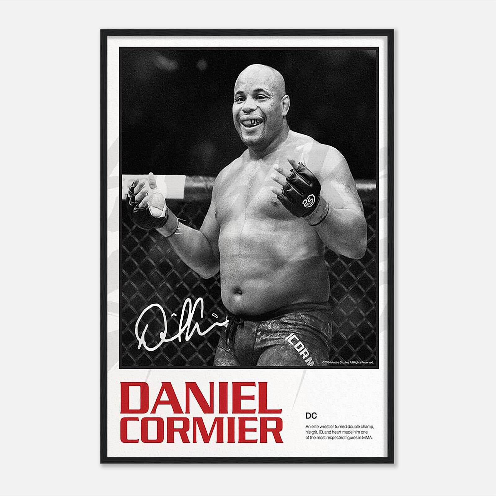 Daniel Cormier Poster, Boxing Poster, Mma Poster, Sports Poster, Full ...