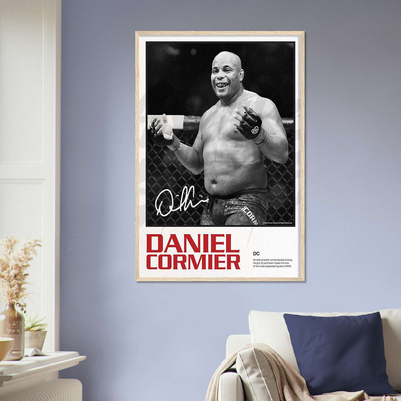Daniel Cormier Poster, Boxing Poster, Mma Poster, Sports Poster, Full ...