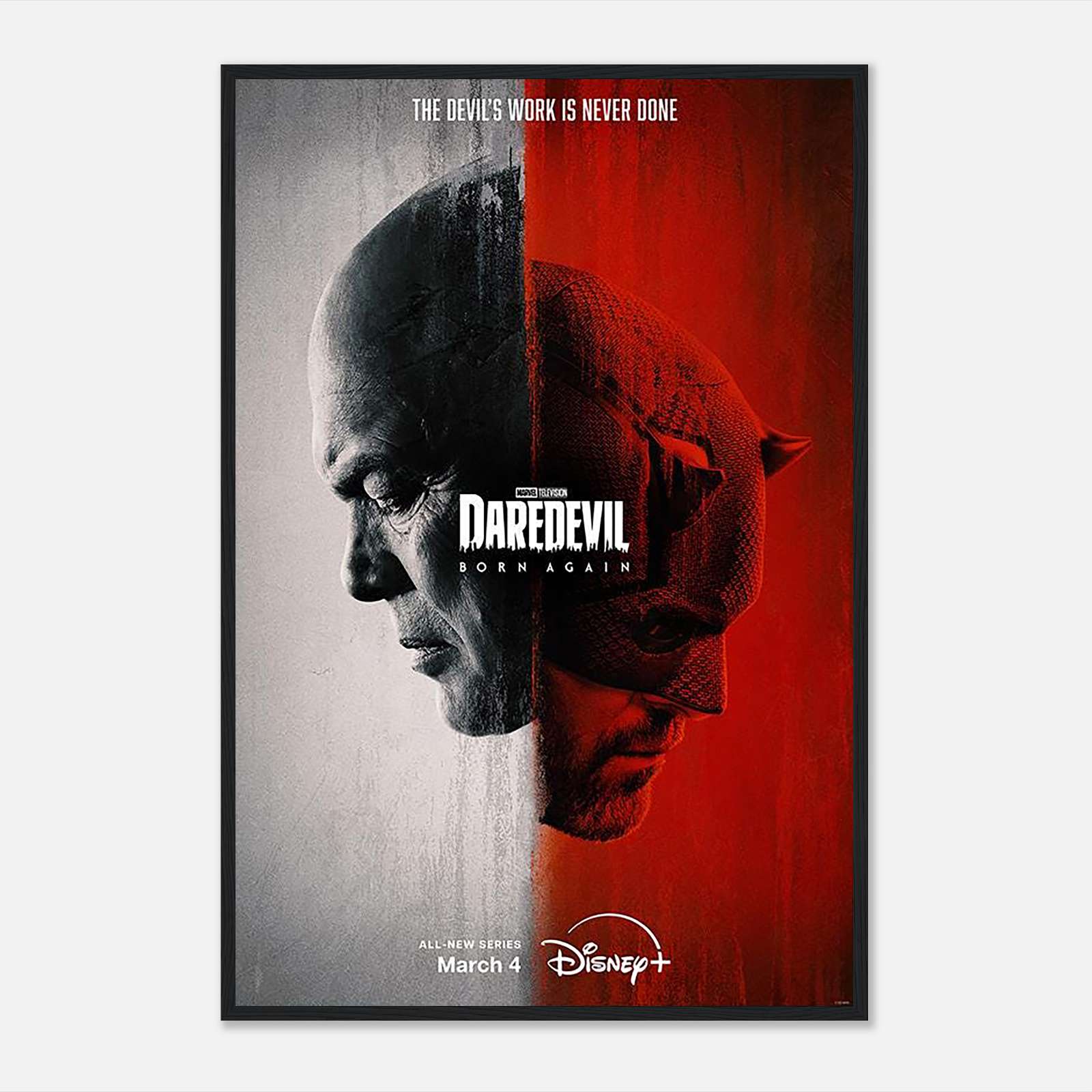 Daredevil Born Again Tv Series Poster Matt Murdock Daredevil Wall Art ...