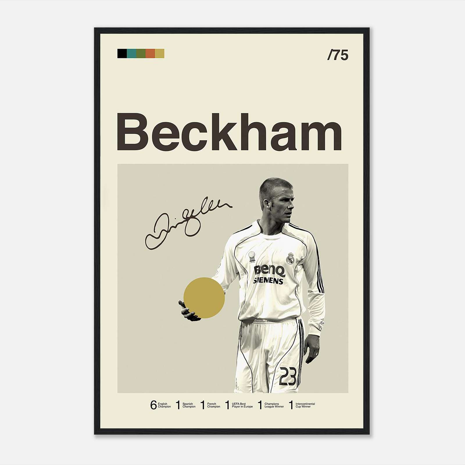 David Beckham Poster, England Footballer, Football Player Poster ...