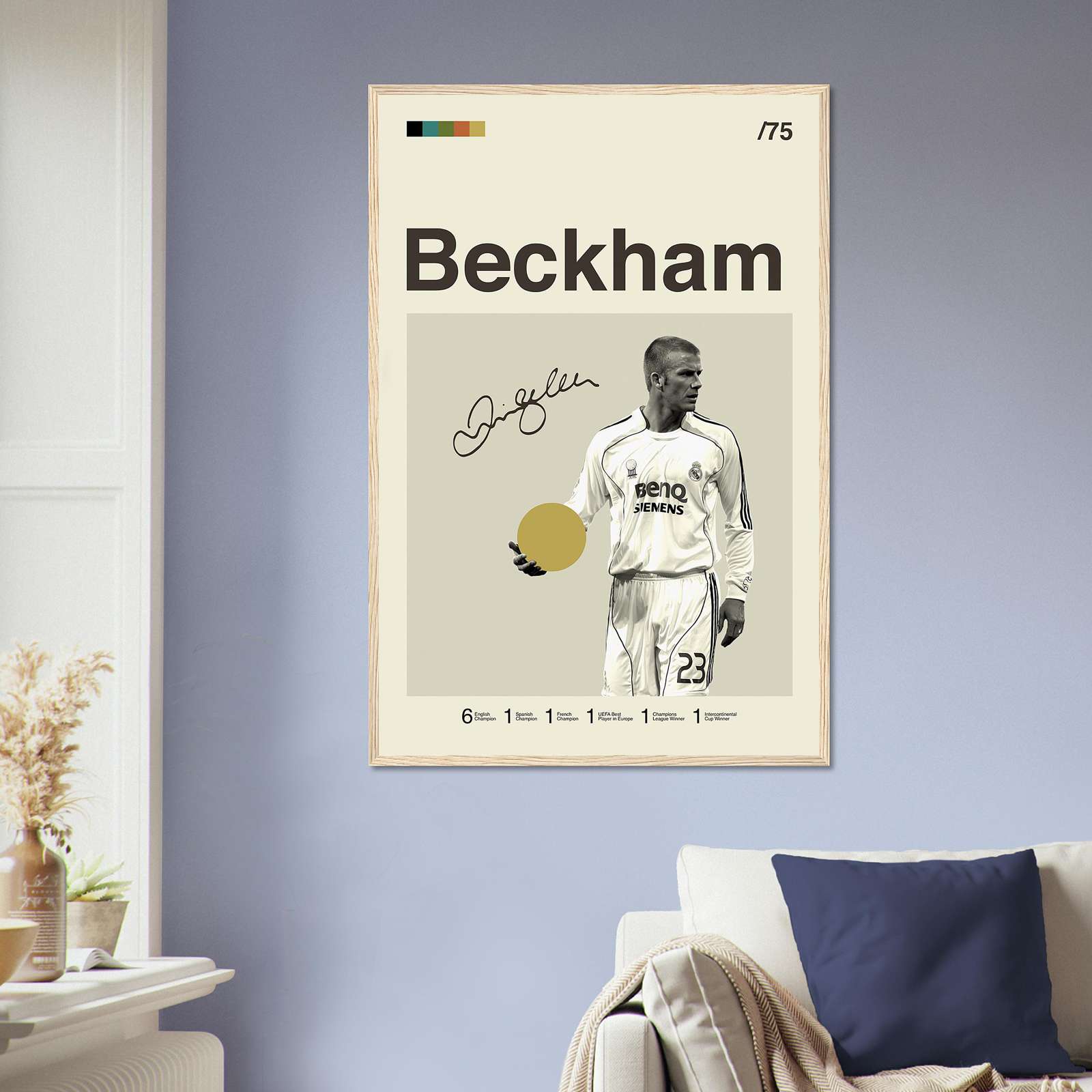 David Beckham Poster, England Footballer, Football Player Poster ...