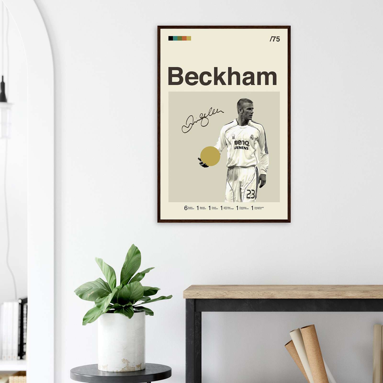 David Beckham Poster, England Footballer, Football Player Poster ...