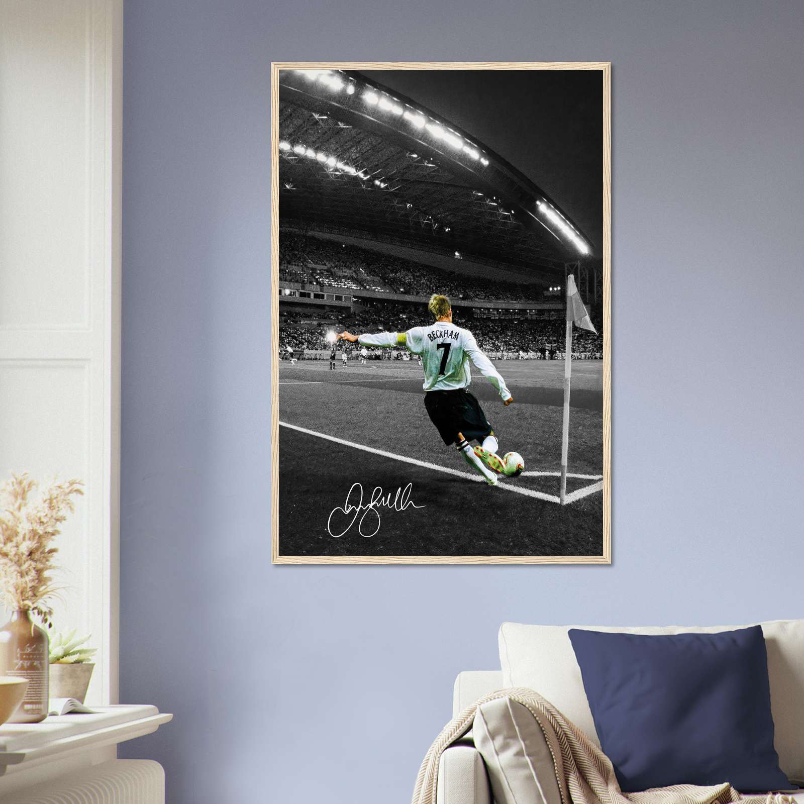 David Beckham Poster, Football Poster, Football Player Poster, Full ...