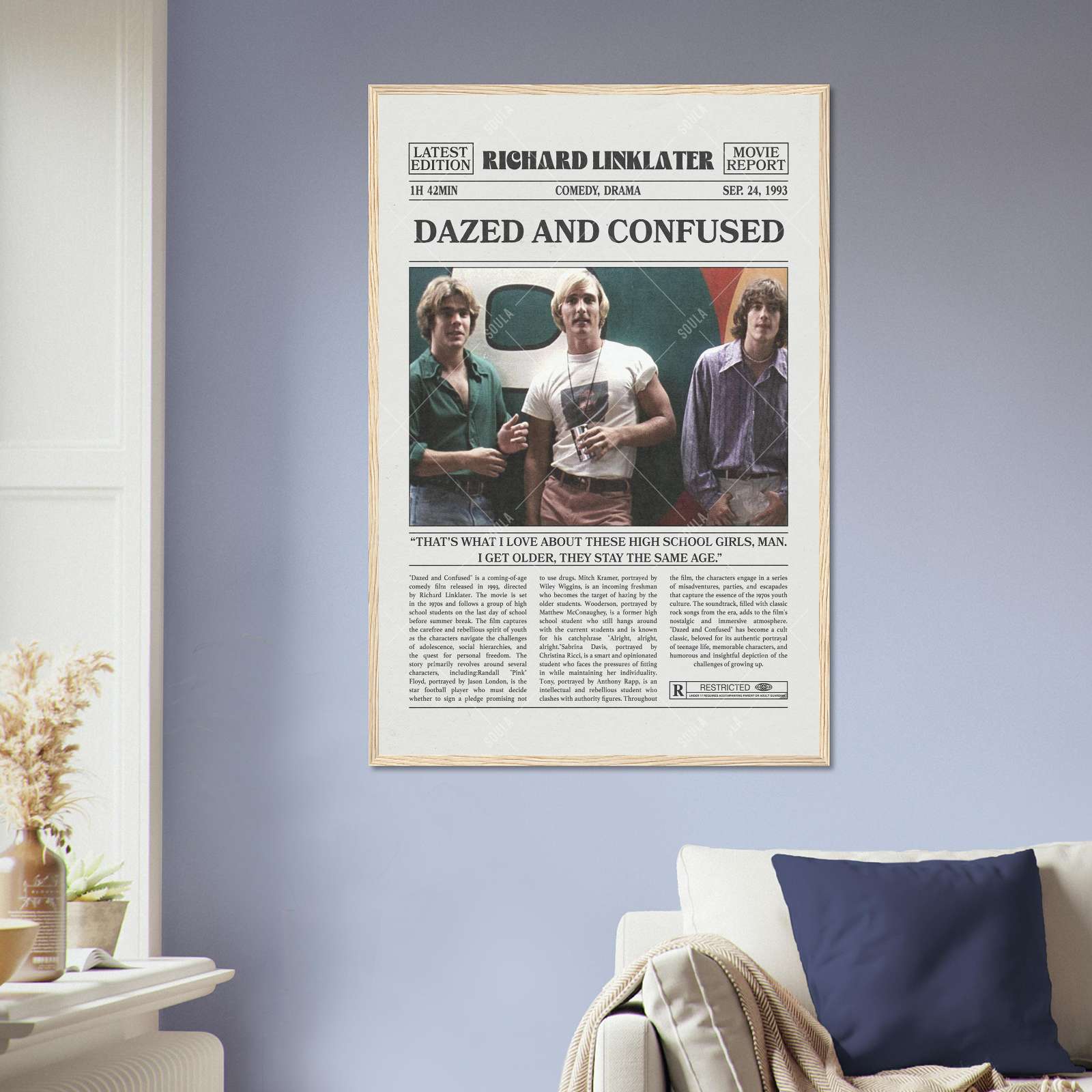 Dazed And Confused Movie Poster, Dazed And Confused Poster, Full-Size ...