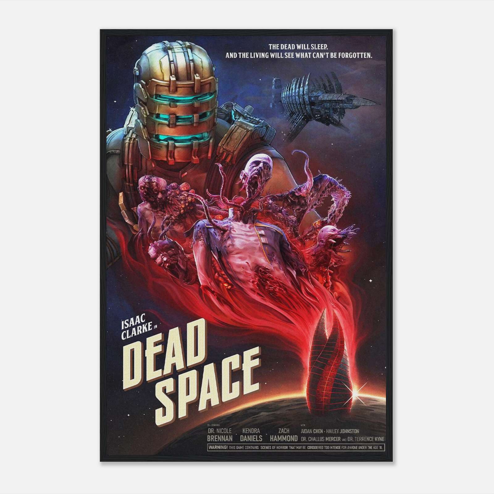 Dead Space Game Poster, Horror Game Poster, Full-Size Poster, Ready to ...