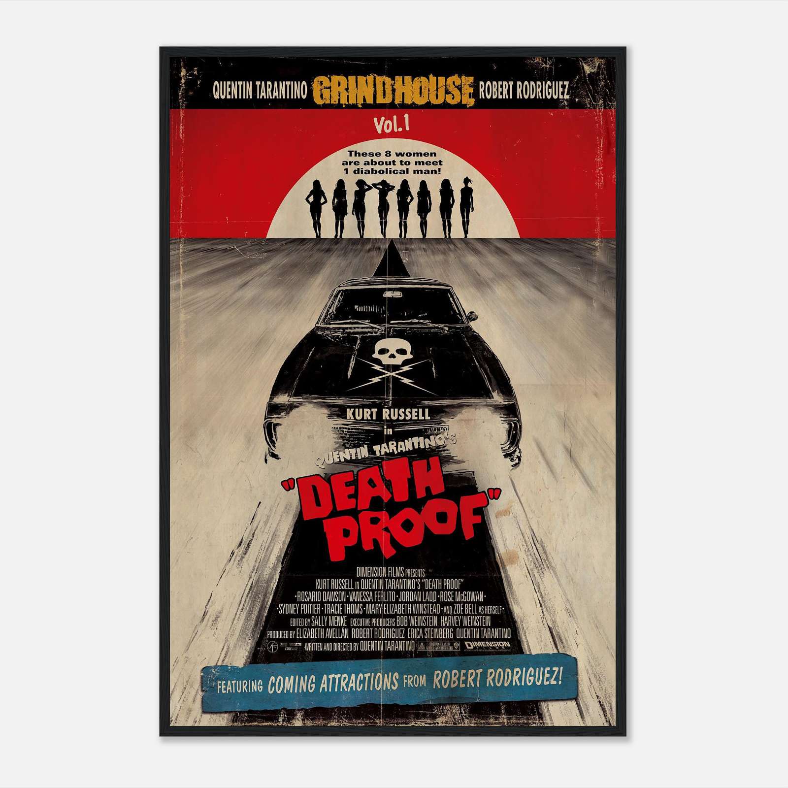 Death Proof Movie Poster, Death Proof Film Poster, Horror Movie Poster ...