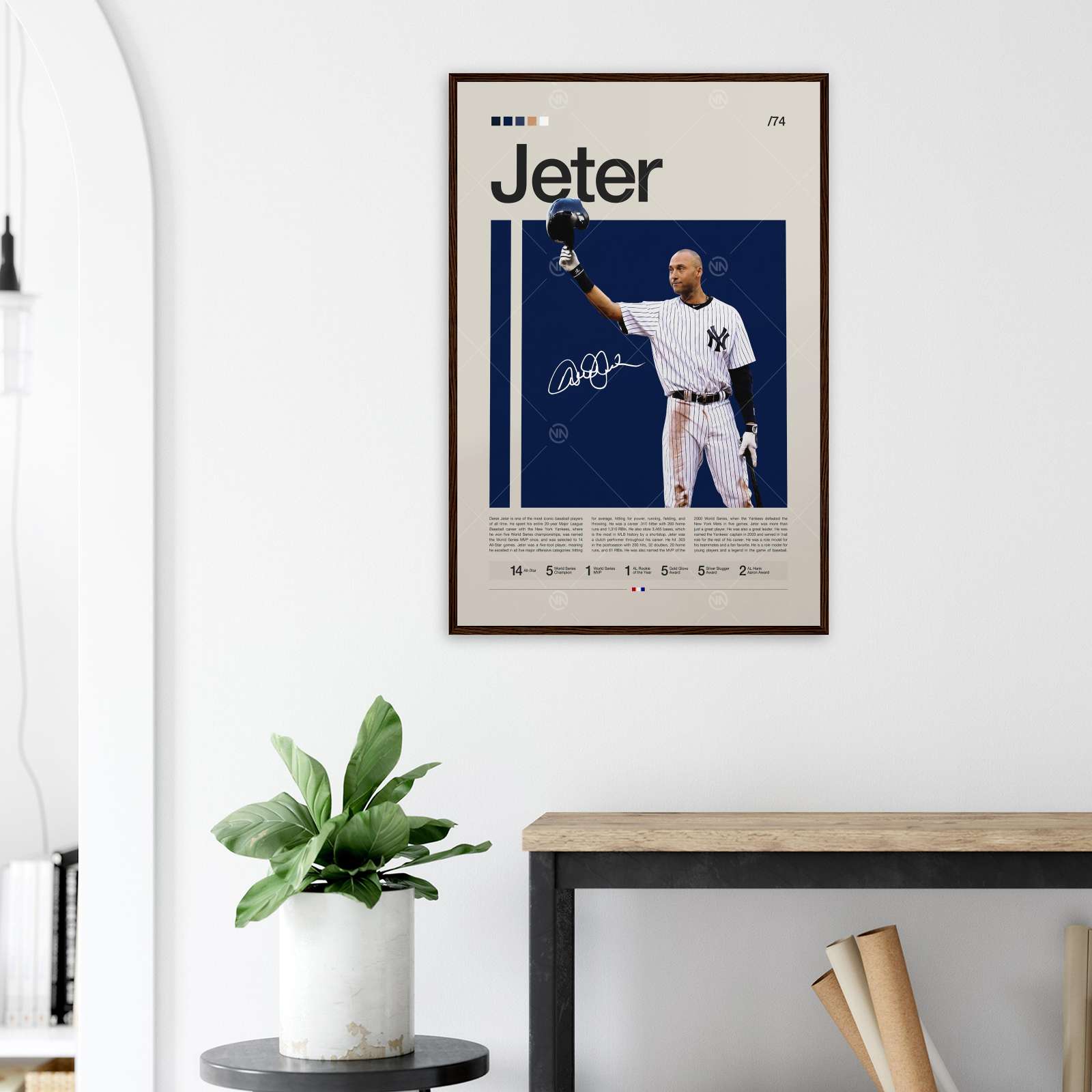 Derek Jeter Poster, Baseball Poster, Sports Poster, Full-Size Poster ...