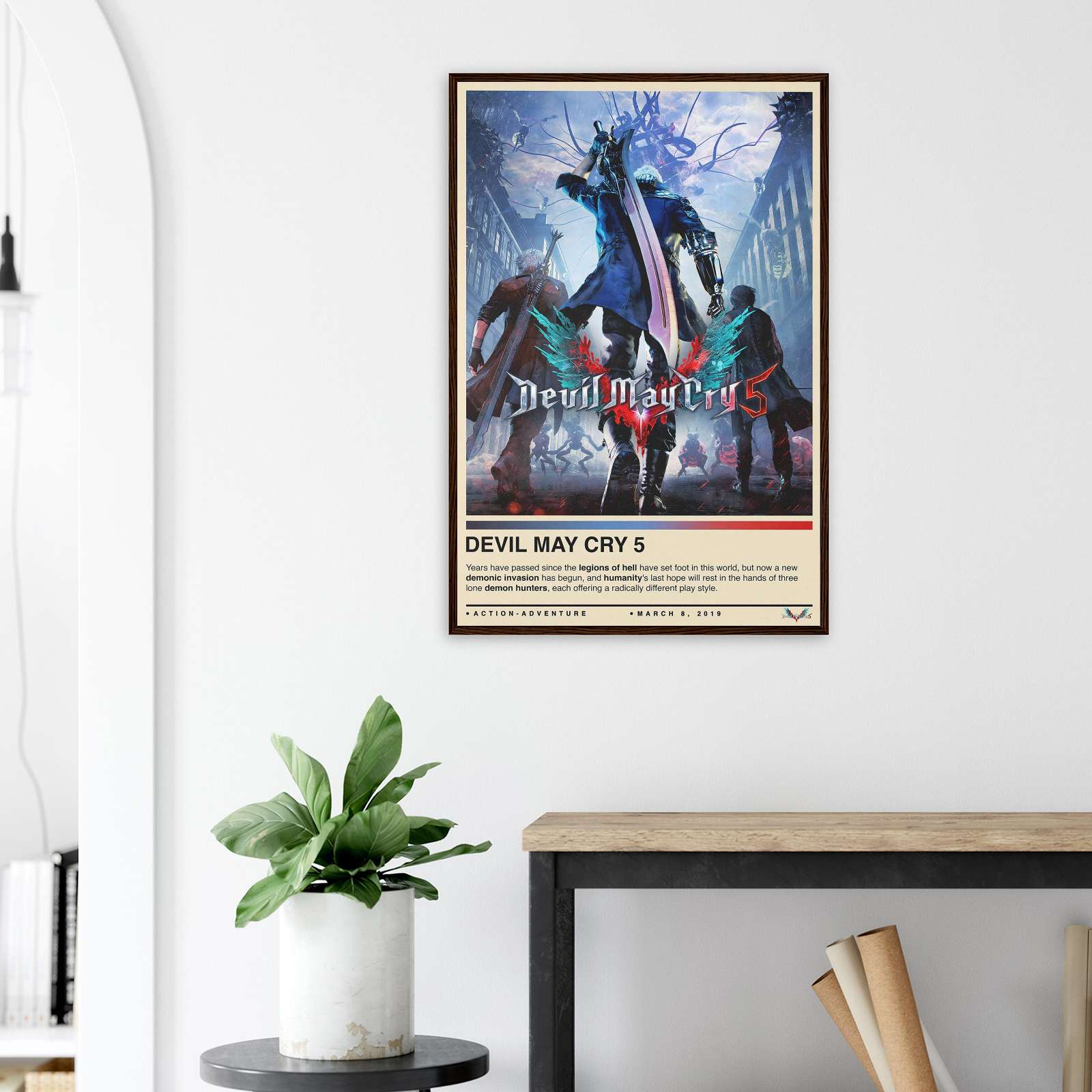 Devil May Cry 5 Poster, Gaming Posters, Video Game Poster, Full-Size ...