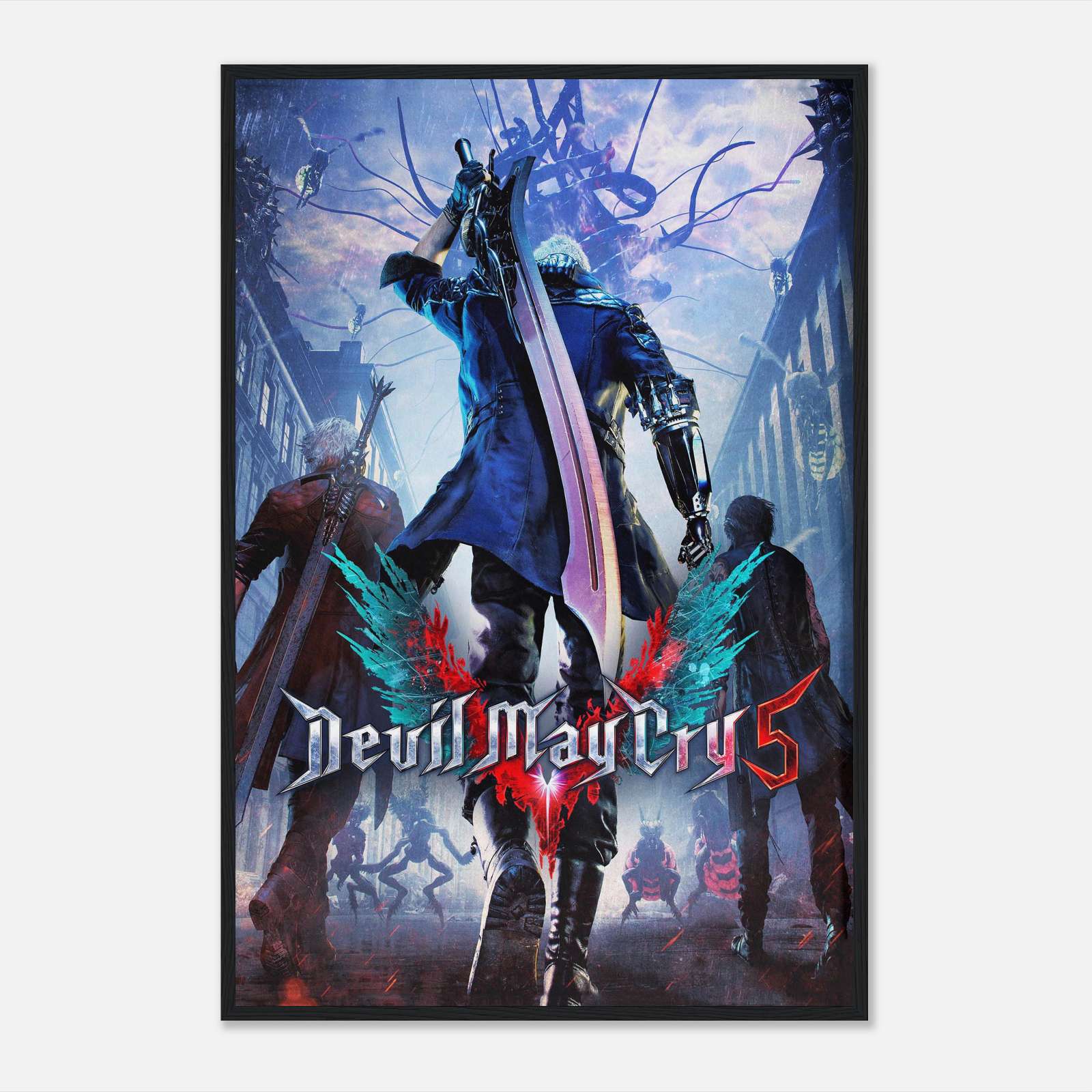 Devil May Cry Poster, Dante Wall Art, Unframed Canvas Print, Game Gift ...