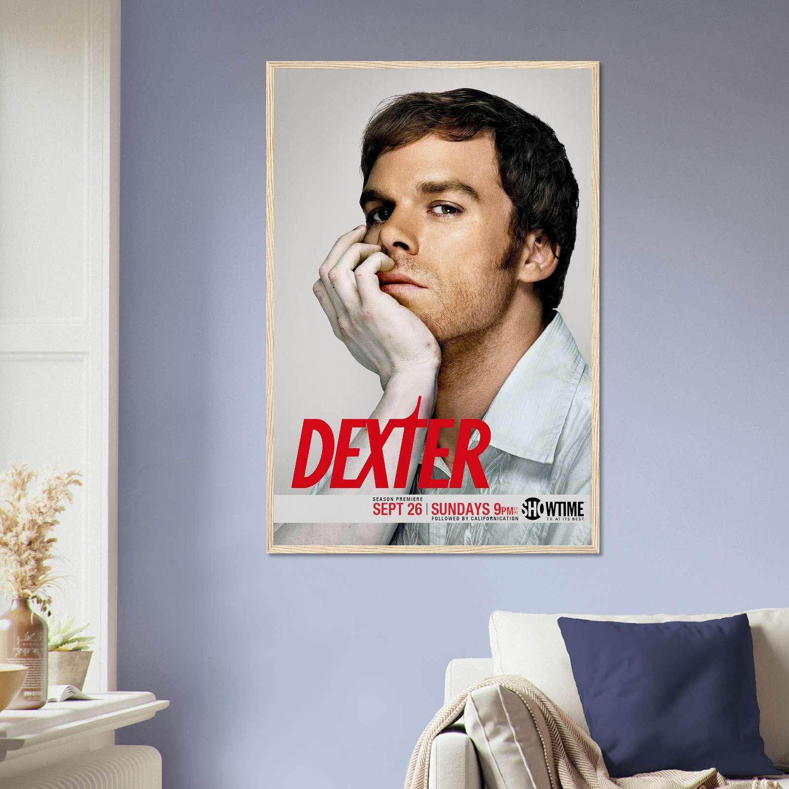 Dexter Tv Series Poster, Classic Movie Poster, Full-Size Poster, Ready ...