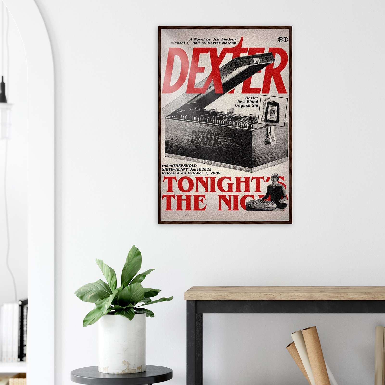 Dexter Tv Series Poster, Dexter Morgan Poster, Classic Movie Poster ...