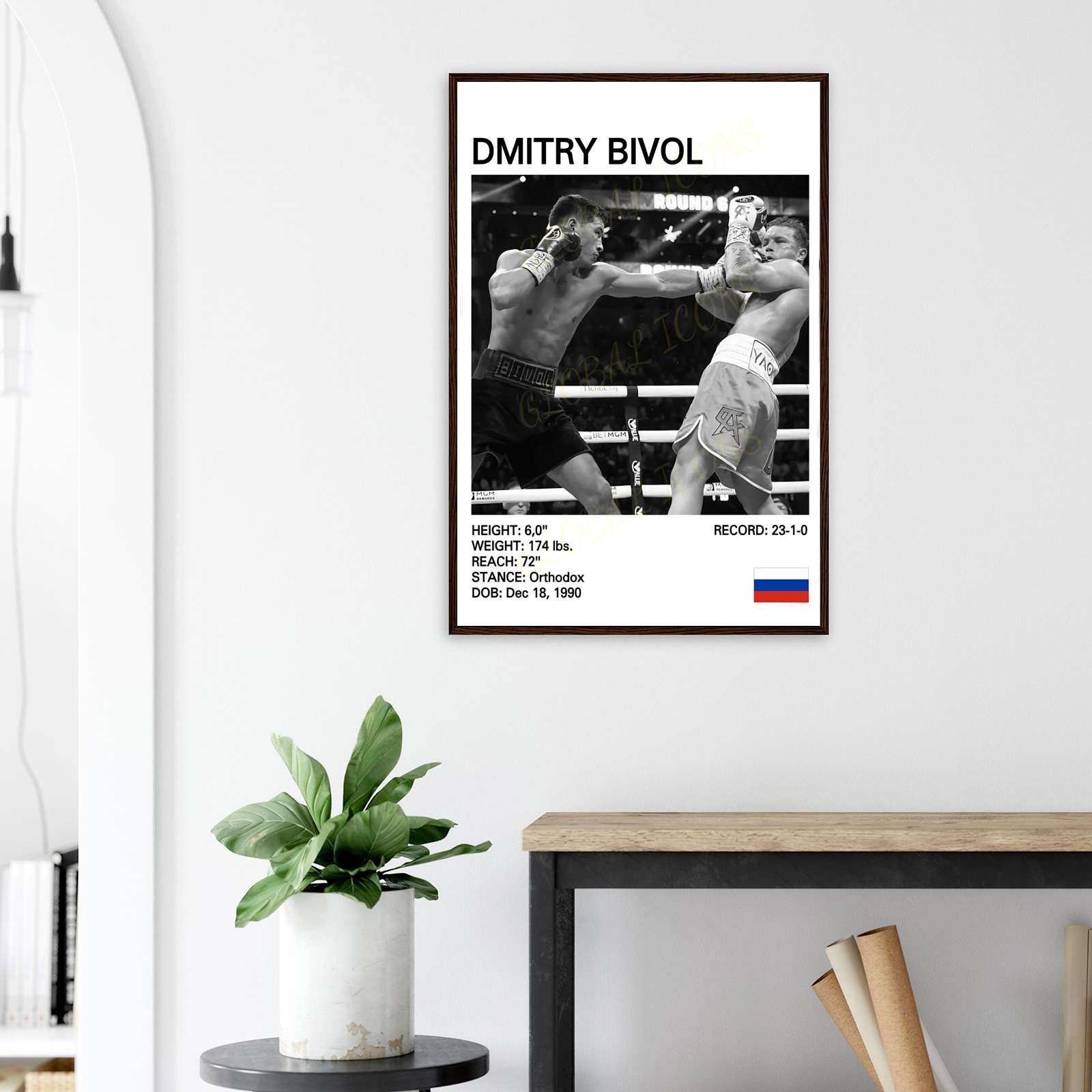 Dmitry Bivol Poster, Mma Poster, Boxing Poster, Sports Poster, Full ...