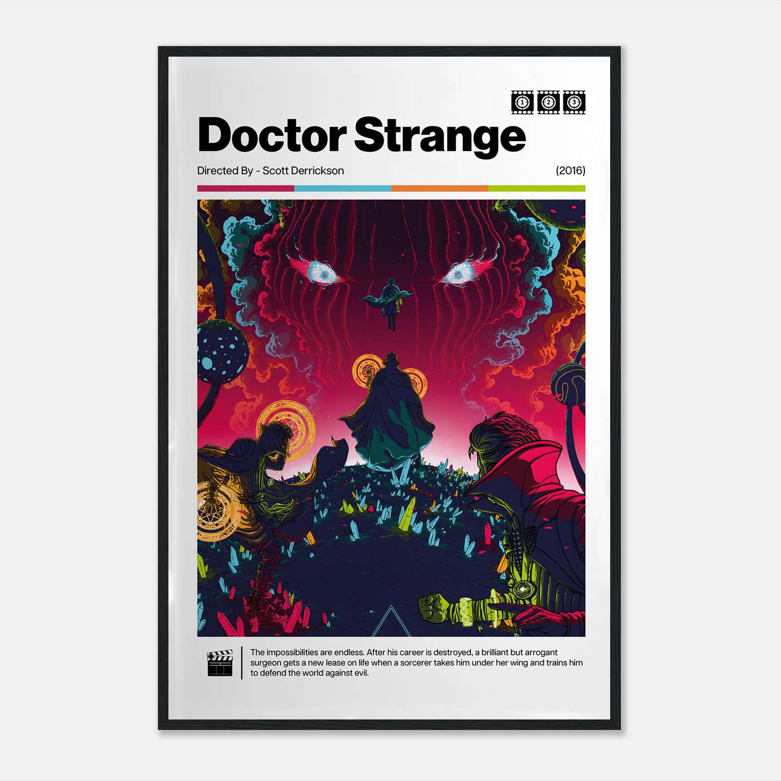 Doctor Strange Movie Poster, Classic Movie Poster, Full-Size Poster ...
