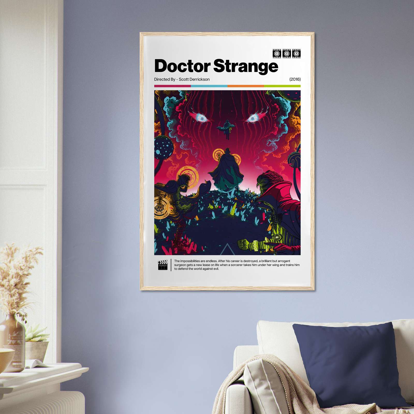 Doctor Strange Movie Poster, Classic Movie Poster, Full-Size Poster ...