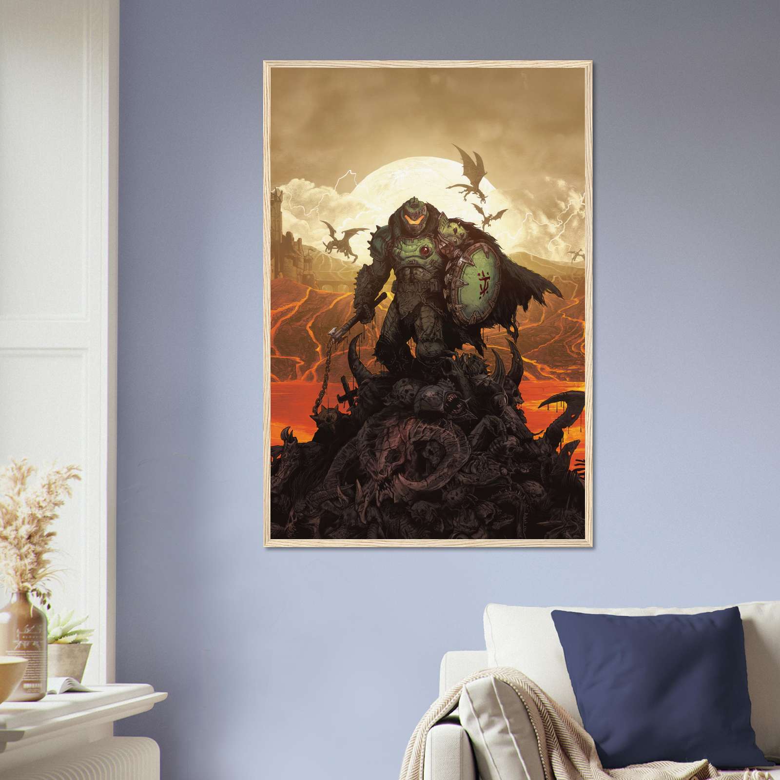 Doom The Dark Ages Game Poster, Video Game Poster, Doom Poster, Full ...