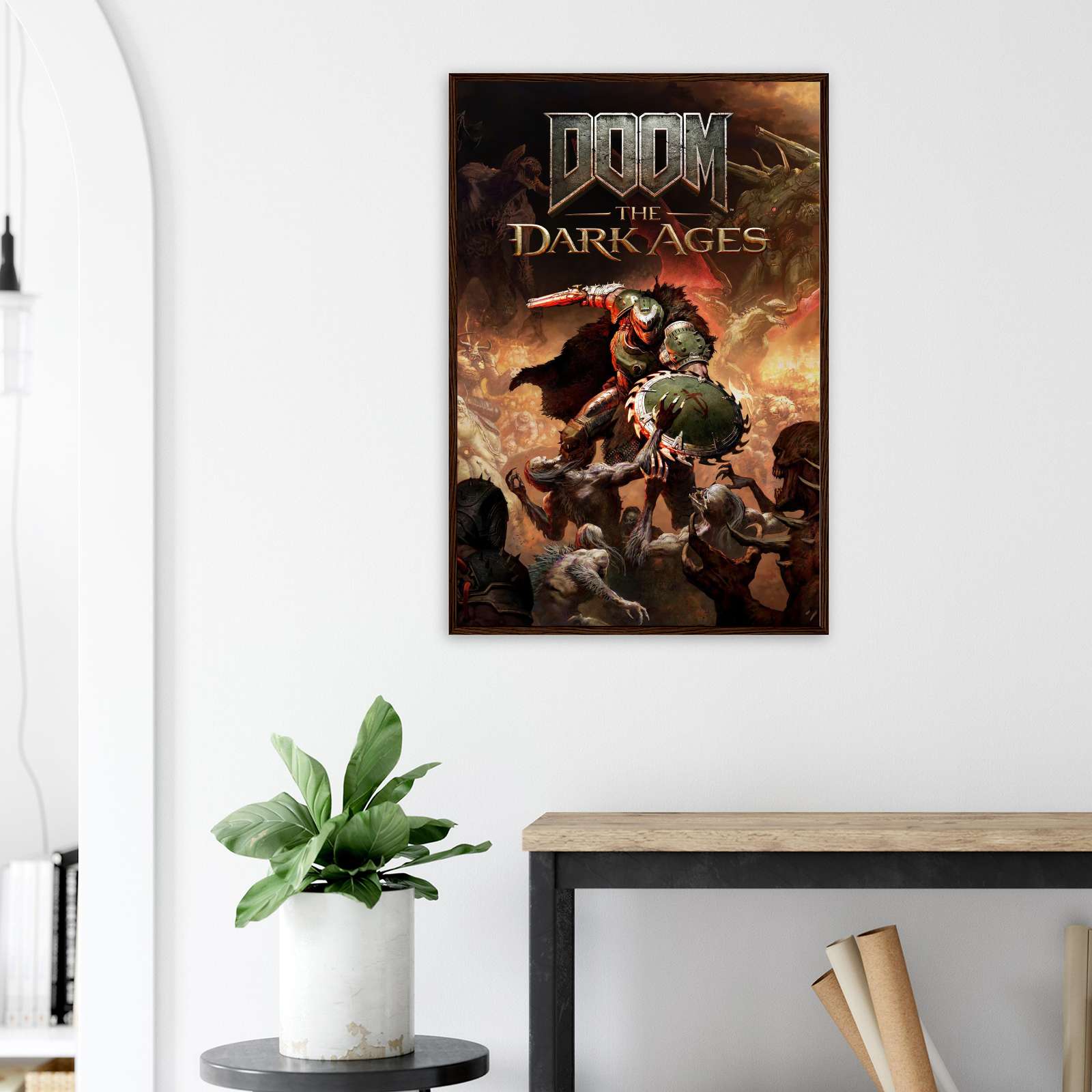 Doom The Dark Ages Poster, Gaming Poster, Video Game Poster, Full-Size ...